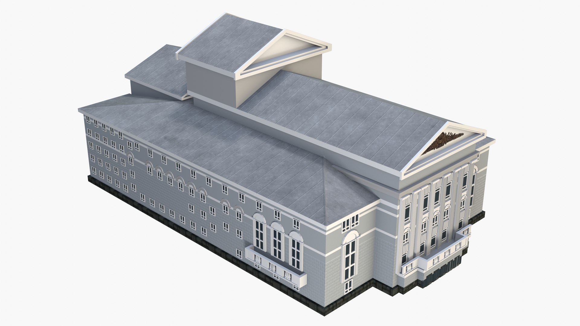 3D Perm Opera And Ballet Theater - TurboSquid 2005467