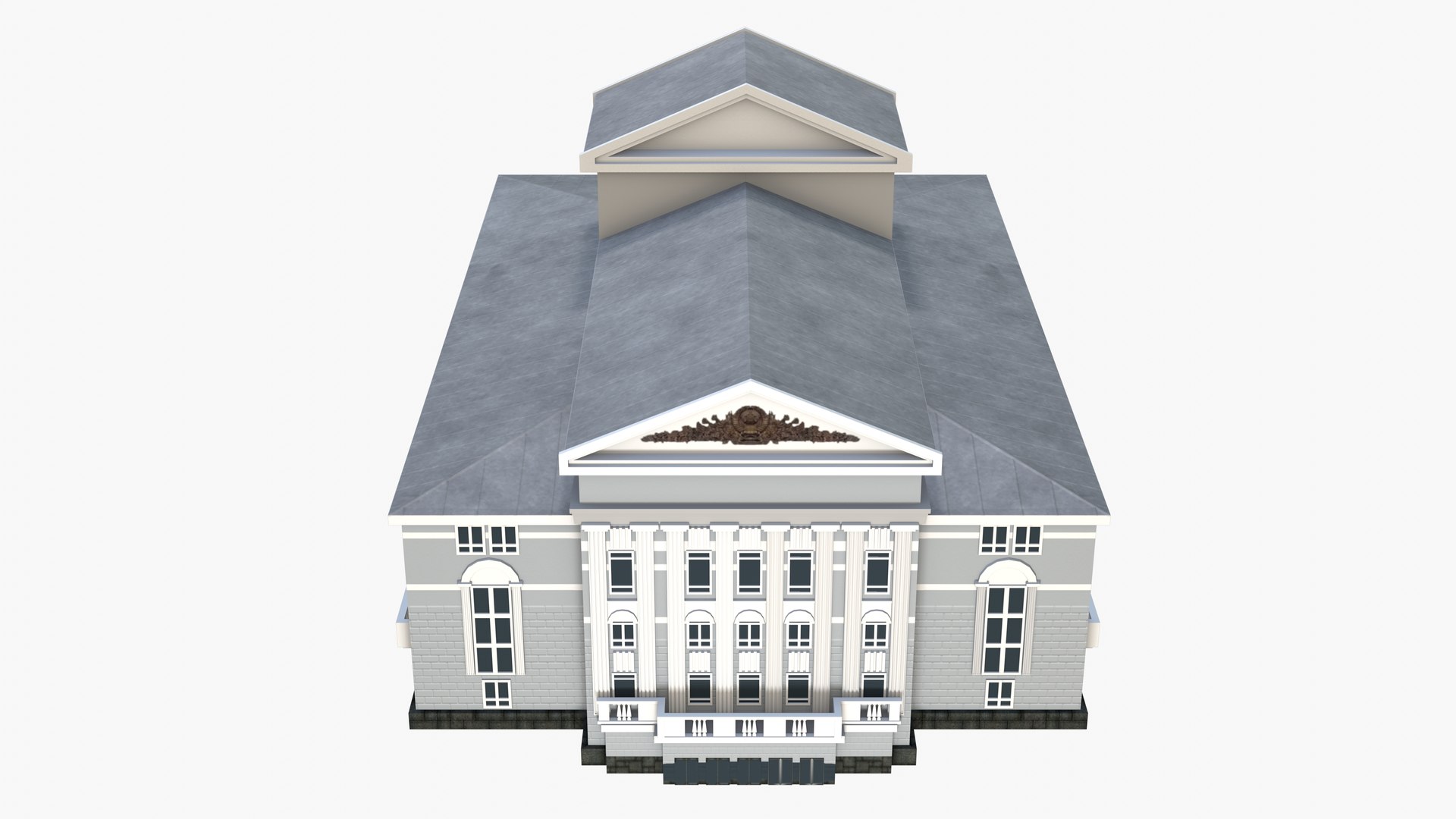 3D Perm Opera And Ballet Theater - TurboSquid 2005467