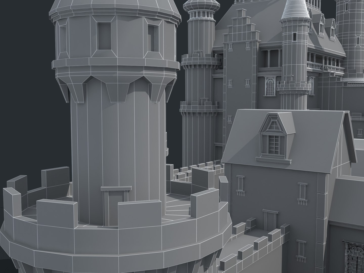 3D Model Castle - TurboSquid 1948264
