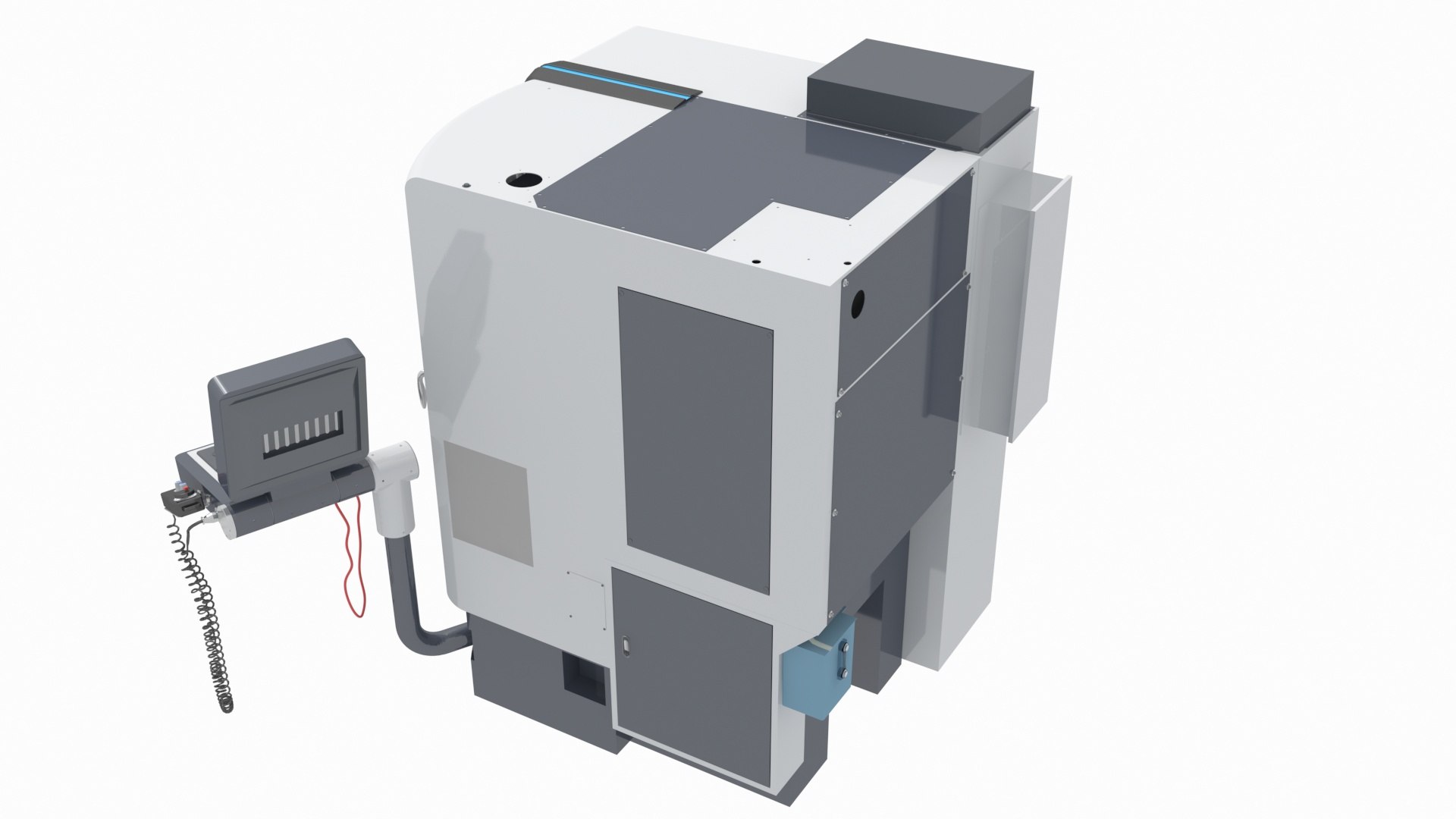 CNC Five axis machining center 3D model - TurboSquid 2081285