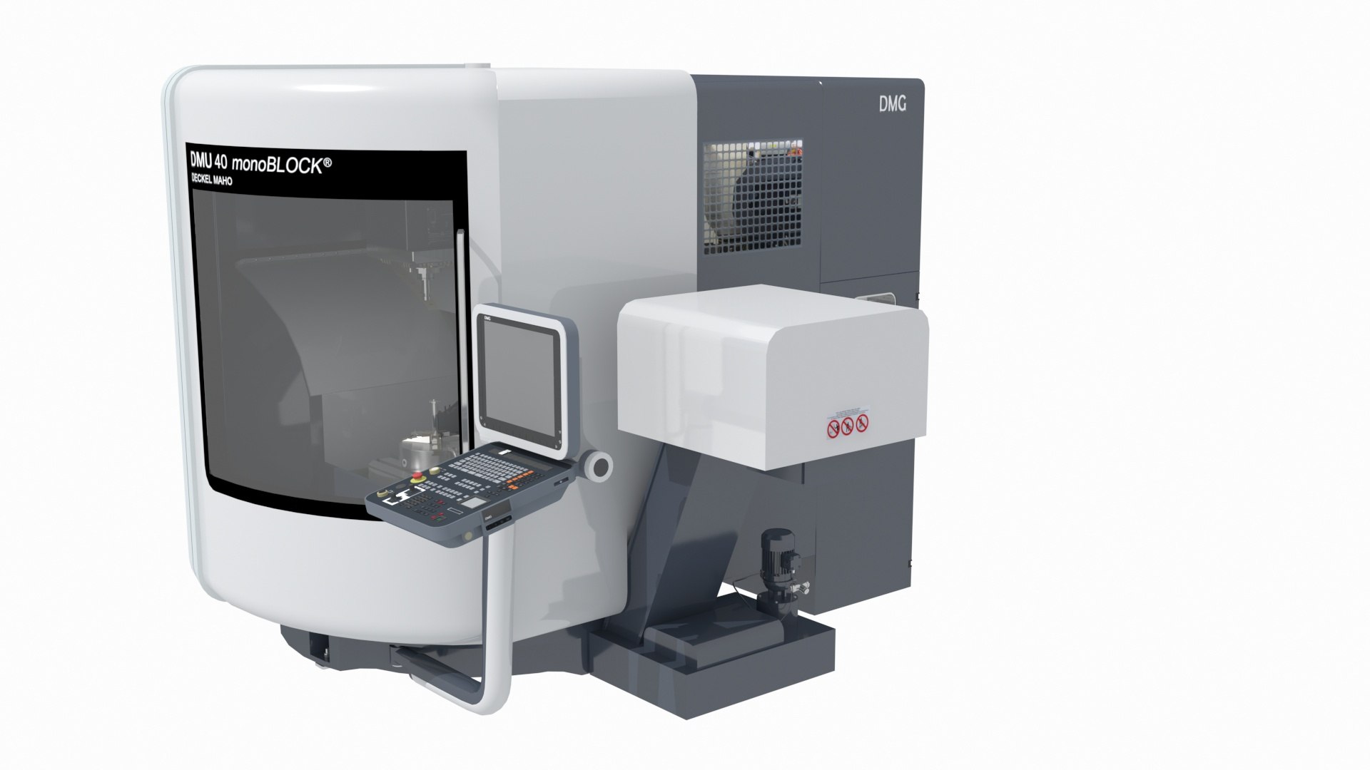CNC Five axis machining center 3D model - TurboSquid 2081285