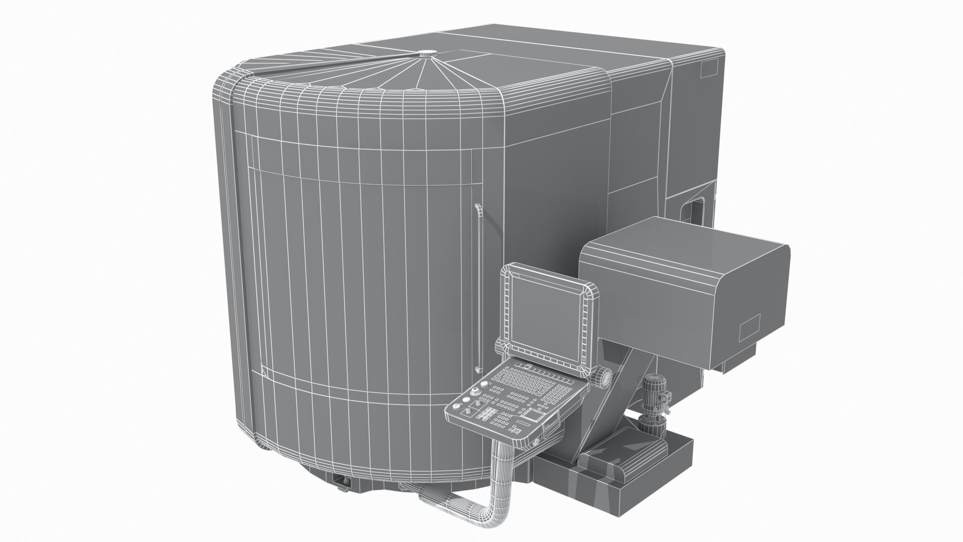 CNC Five axis machining center 3D model - TurboSquid 2081285