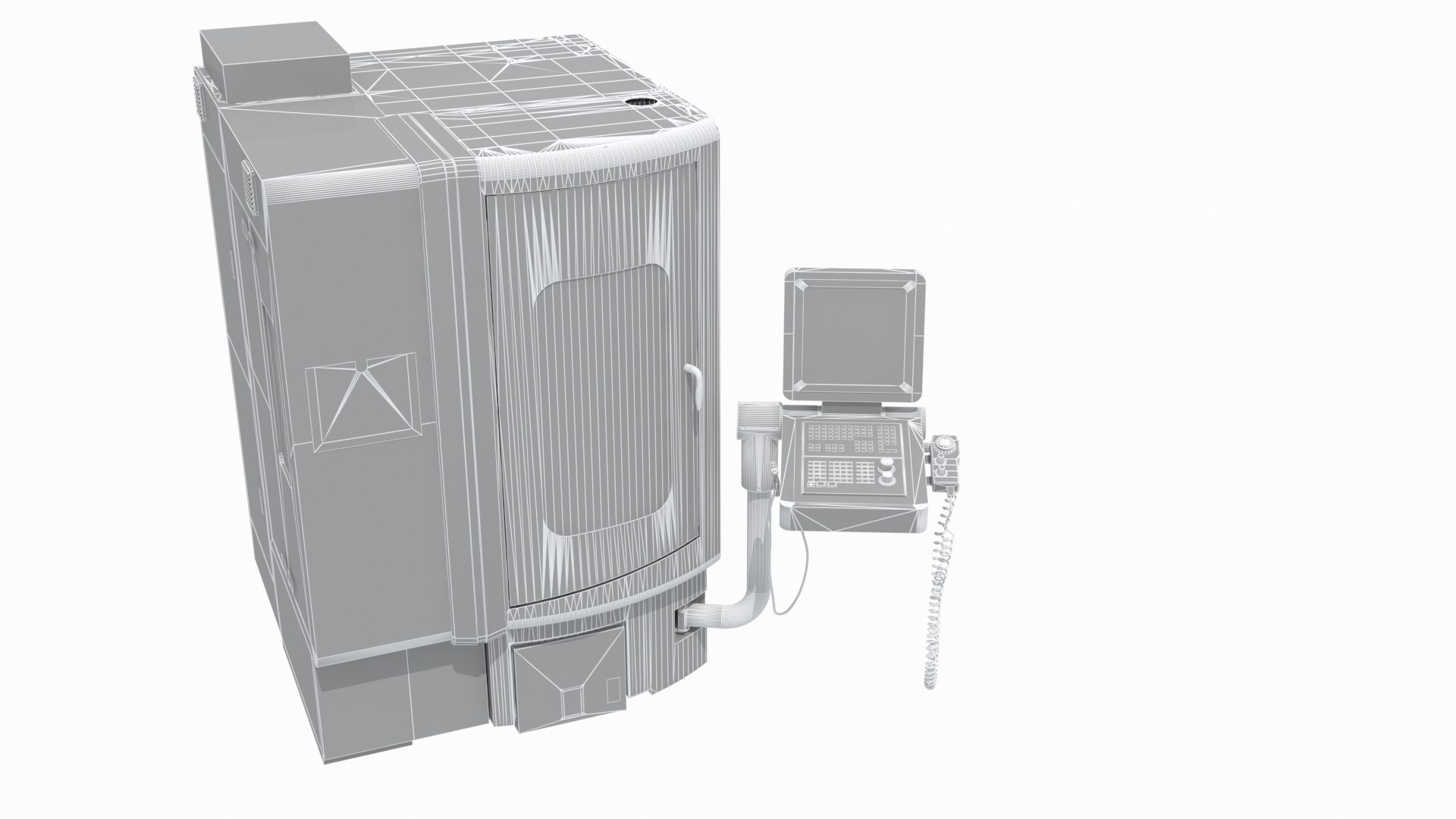 CNC Five axis machining center 3D model - TurboSquid 2081285