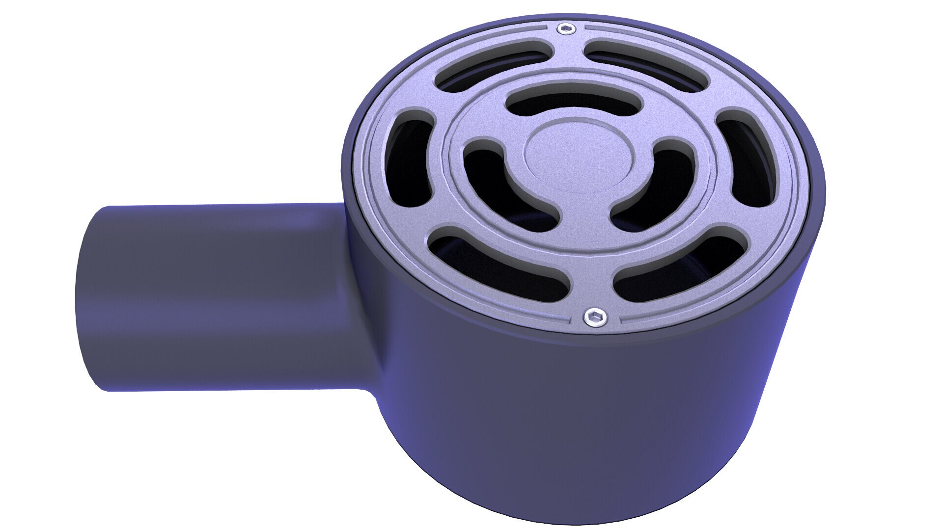 Steel Metal Drain Inlet 3 3D Model - TurboSquid 2096997