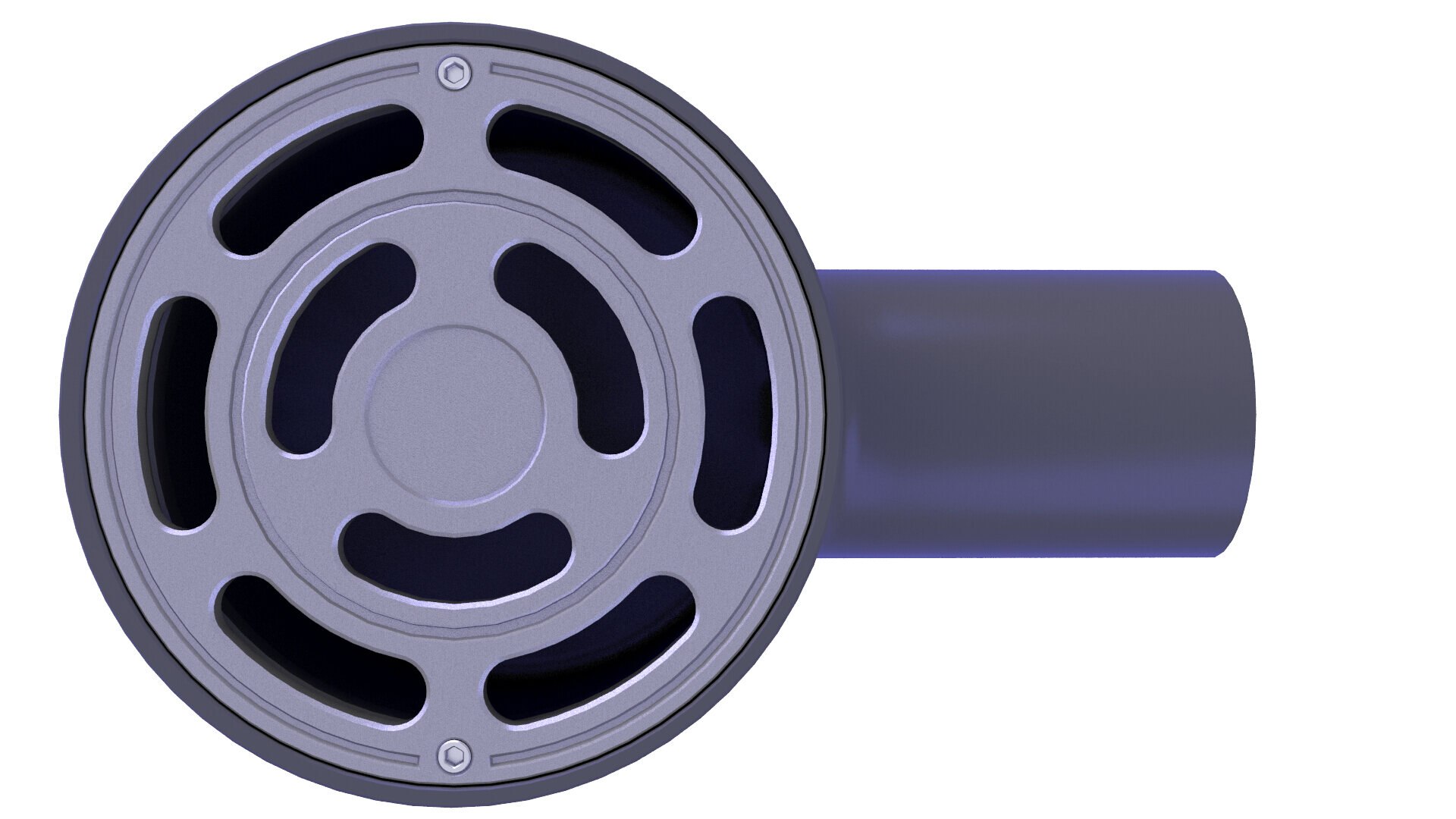 Steel Metal Drain Inlet 3 3D Model - TurboSquid 2096997