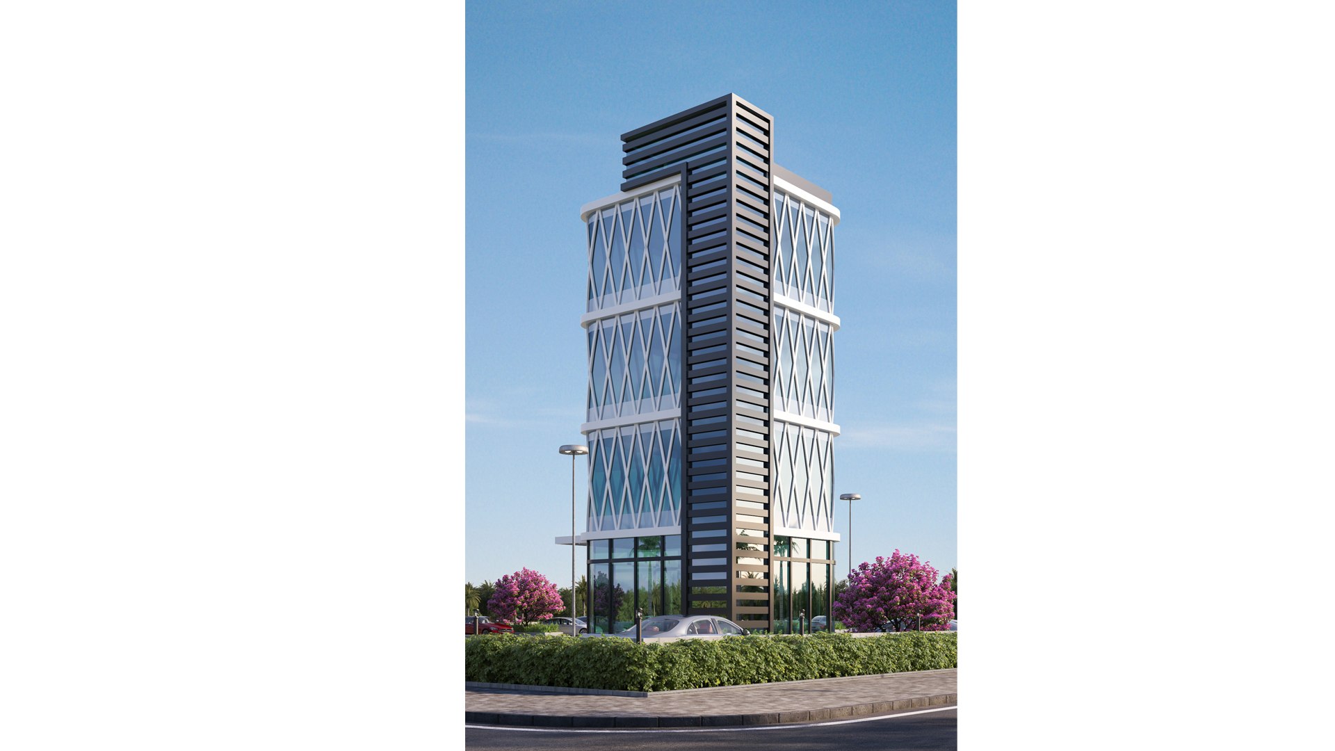 Commercial Building 3D Model - TurboSquid 2386020