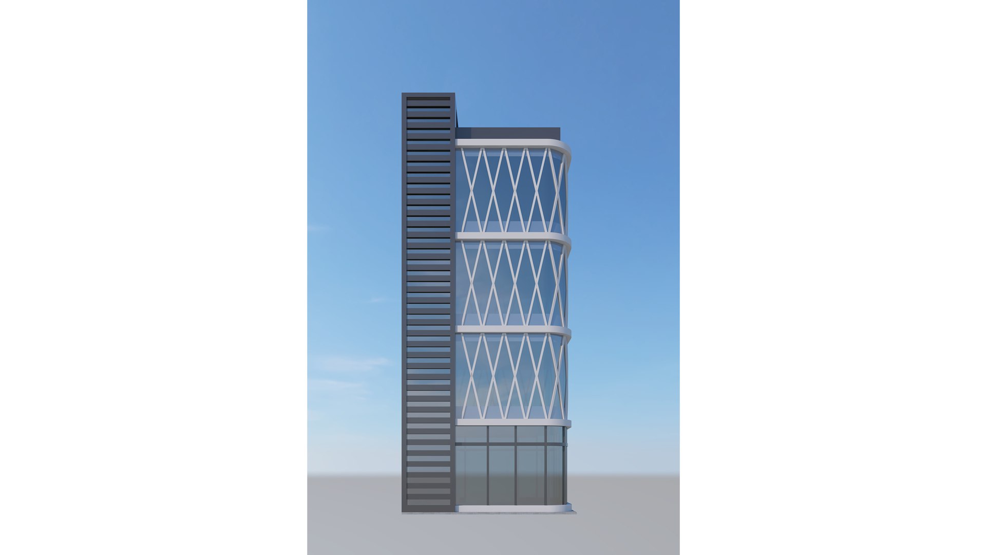 Commercial Building 3D Model - TurboSquid 2386020