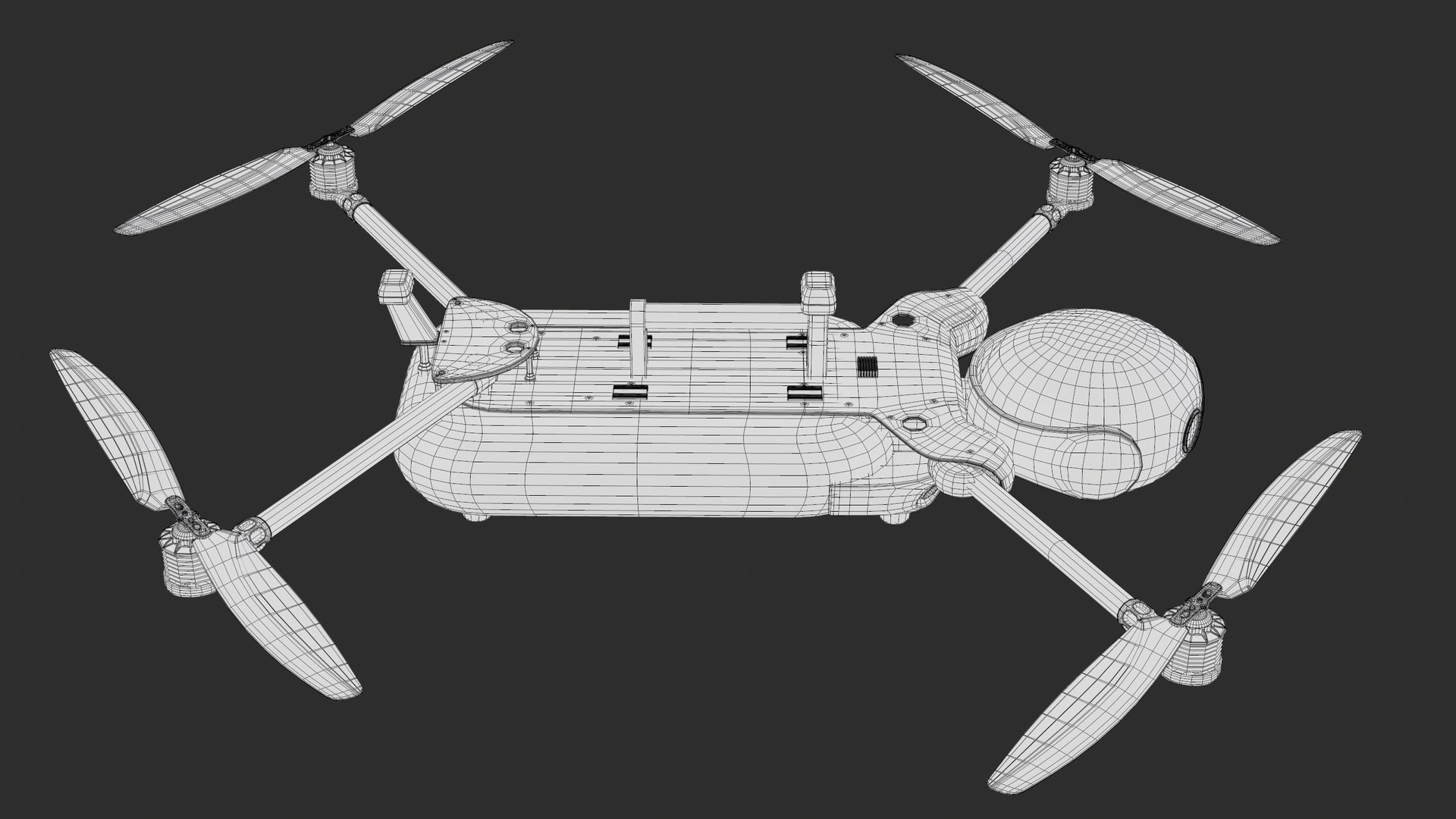 Drone Sky Mantis PBR 3D model - TurboSquid 1804241