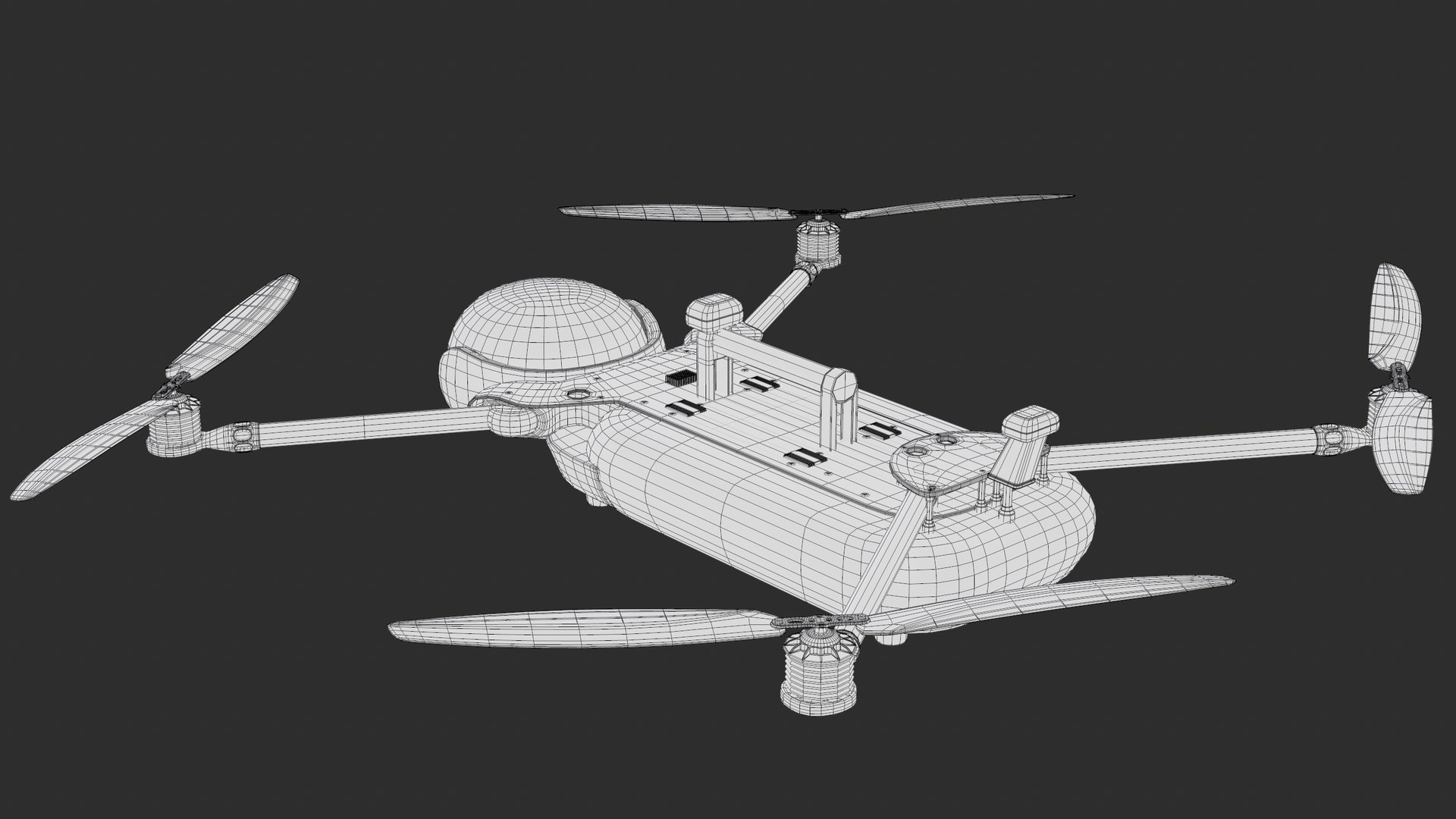 Drone Sky Mantis PBR 3D model - TurboSquid 1804241
