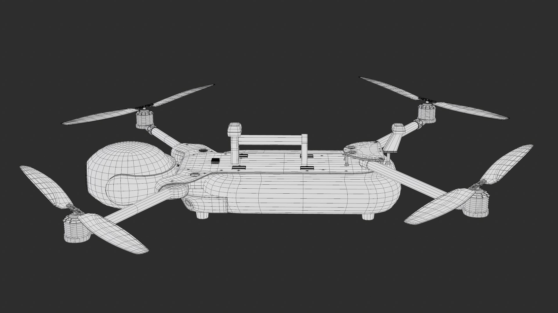 Drone Sky Mantis PBR 3D model - TurboSquid 1804241