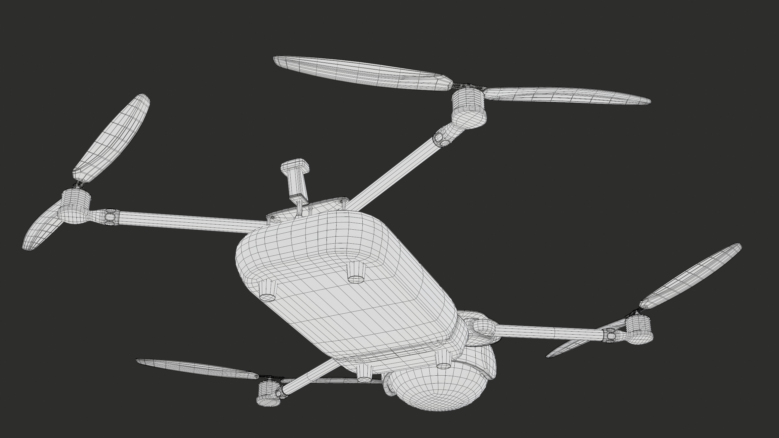 Drone Sky Mantis PBR 3D model - TurboSquid 1804241