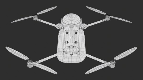 modelo 3d Drone Sky Mantis PBR - TurboSquid 1804241