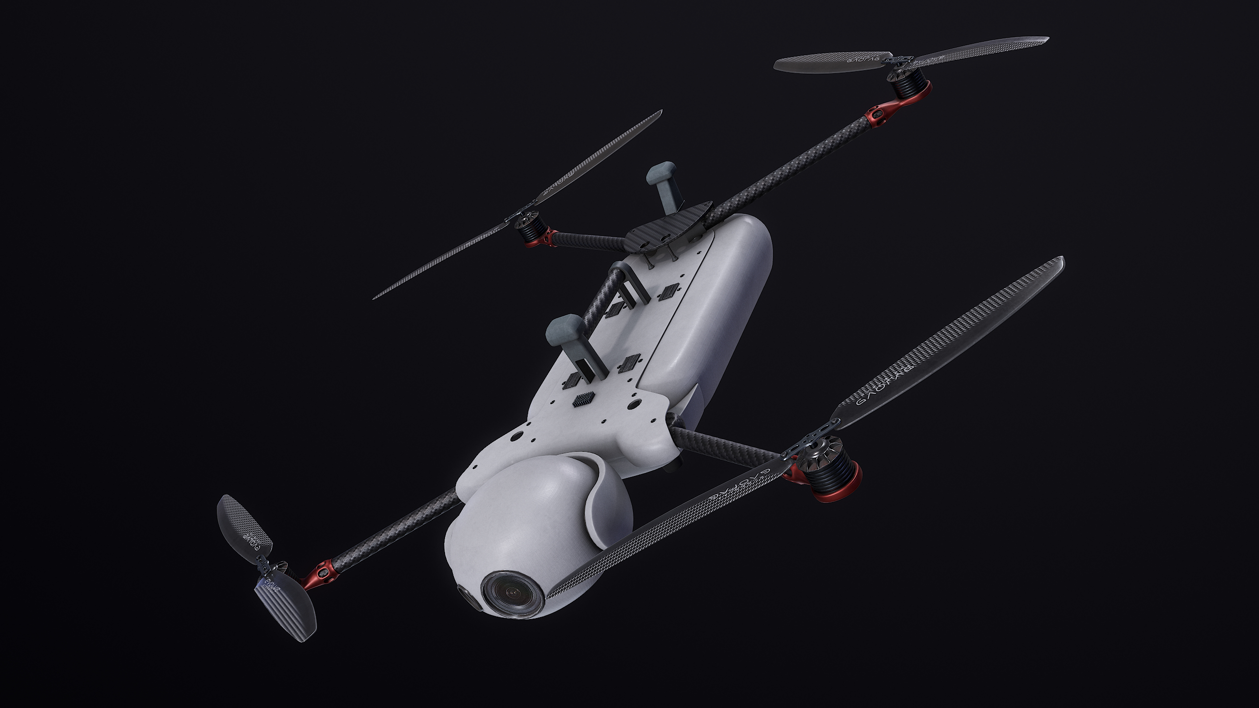 Drone Sky Mantis PBR 3D model - TurboSquid 1804241