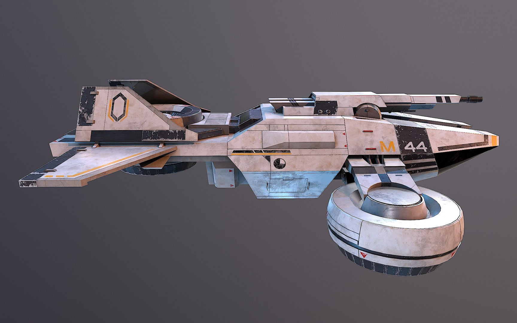 3D Model M44 Hammerhead Mass Effect - TurboSquid 2169336