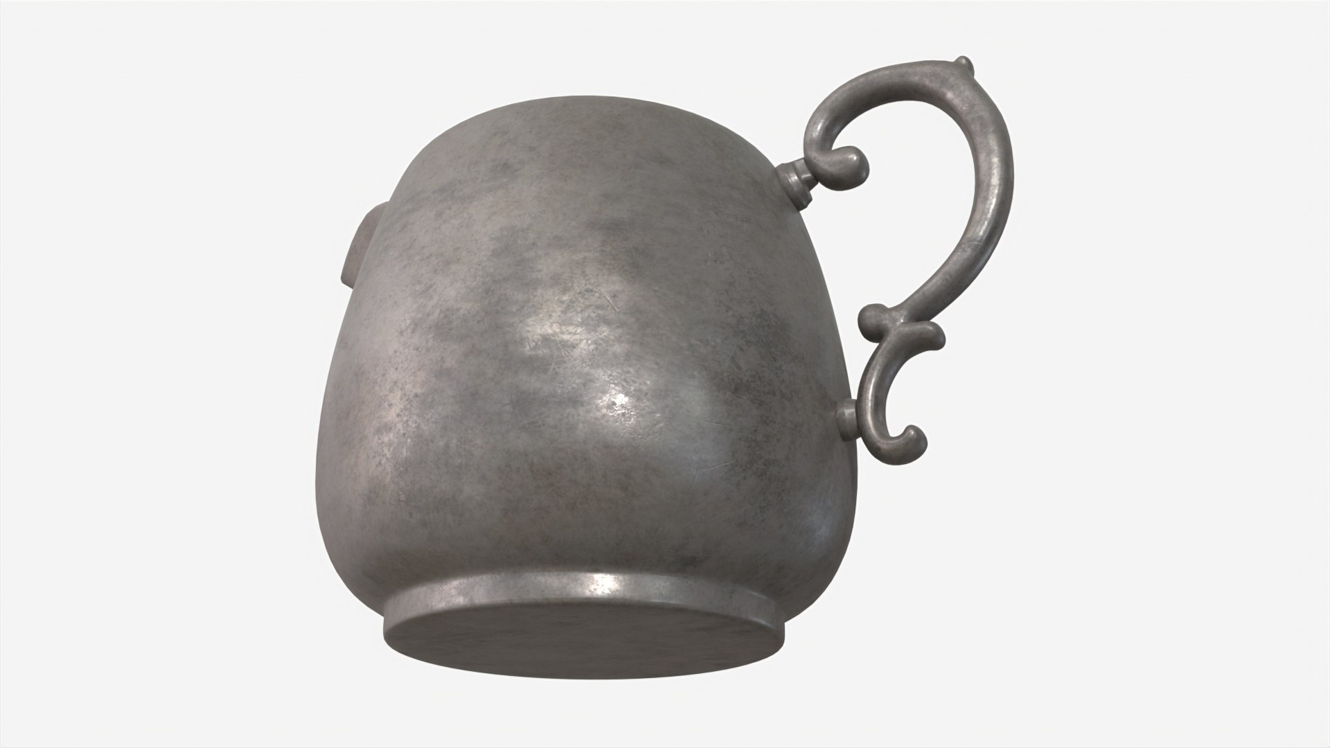 Old Metal Creamer Model - TurboSquid 2094657