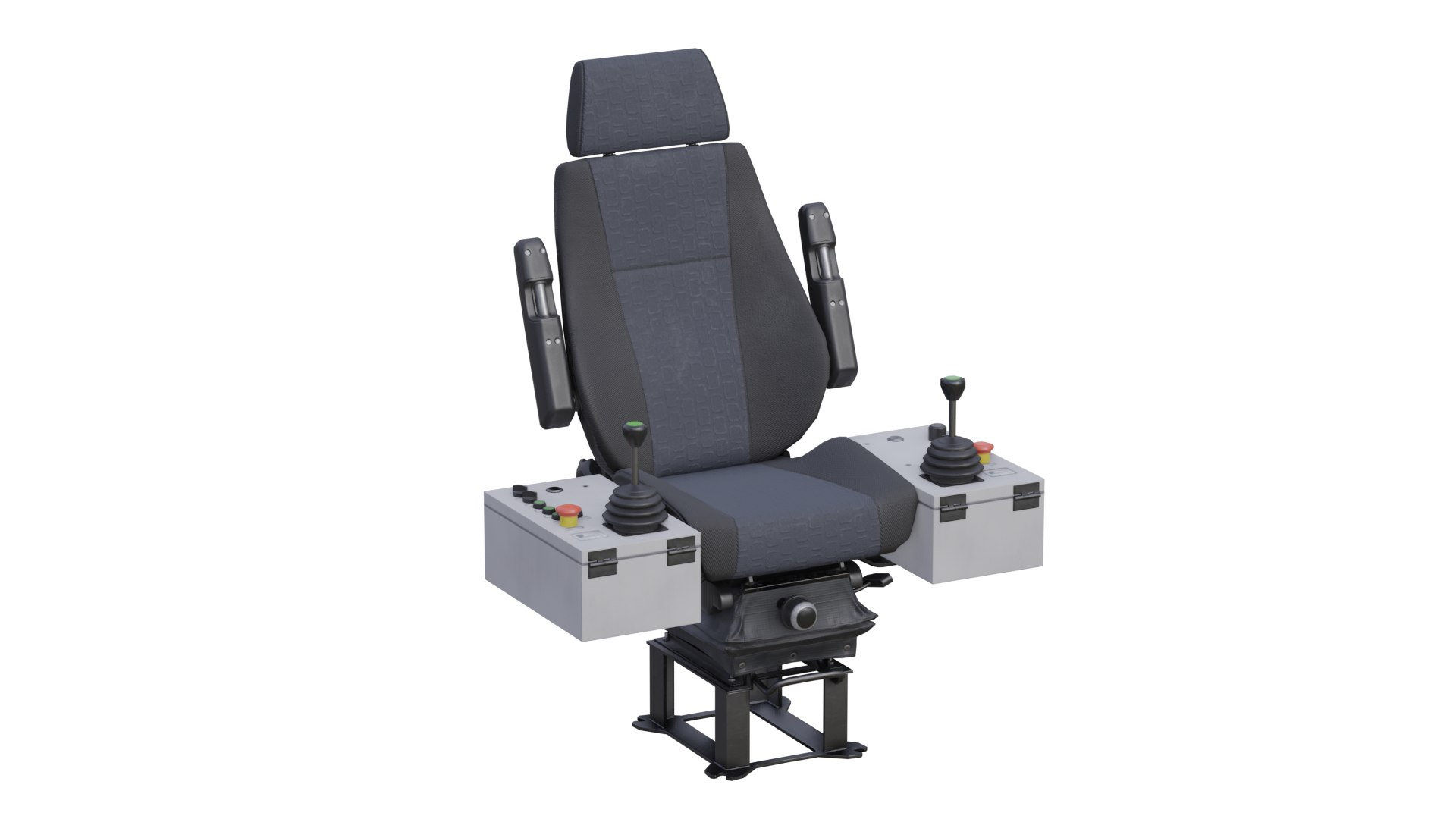 3D Crane Cab Seat Kpo 4 - TurboSquid 2229096