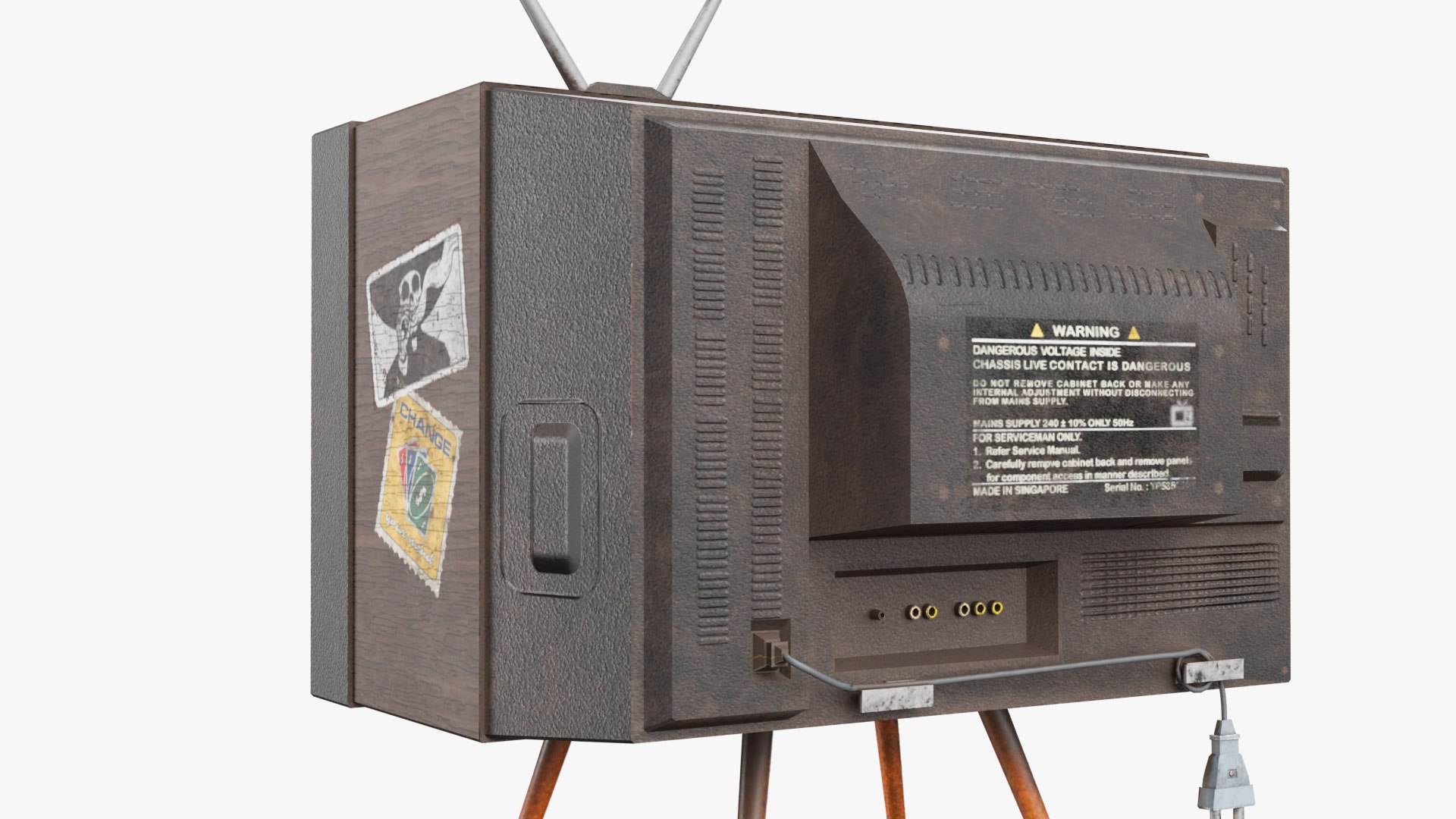 Free Old Retro TV 3D Model - TurboSquid 2214712