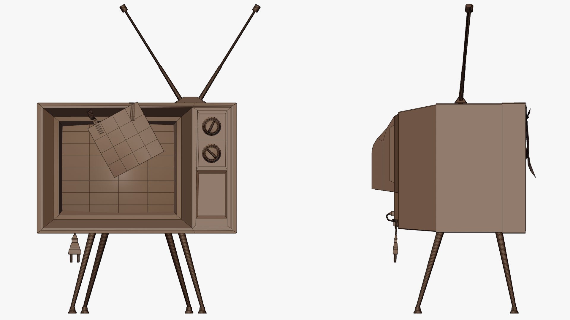 Free Old Retro TV 3D Model - TurboSquid 2214712