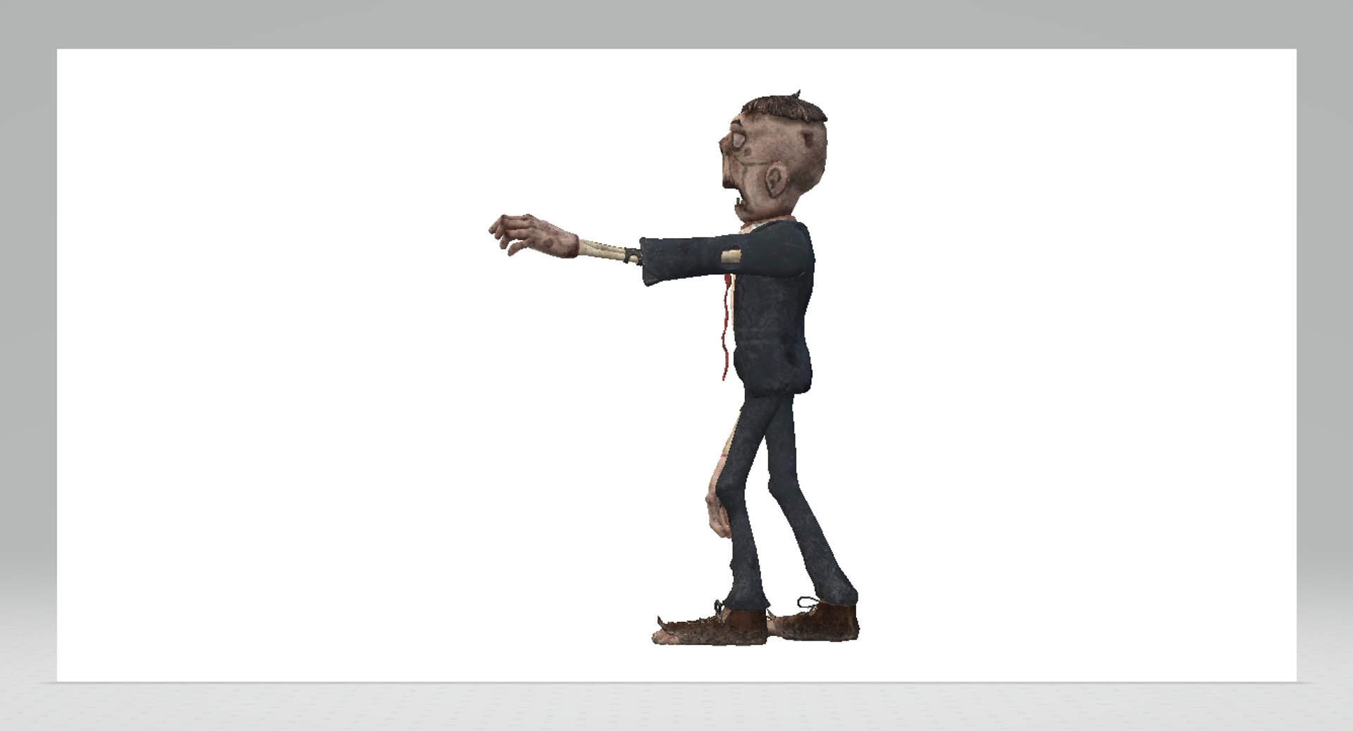 Zombie Model Turbosquid 1239509