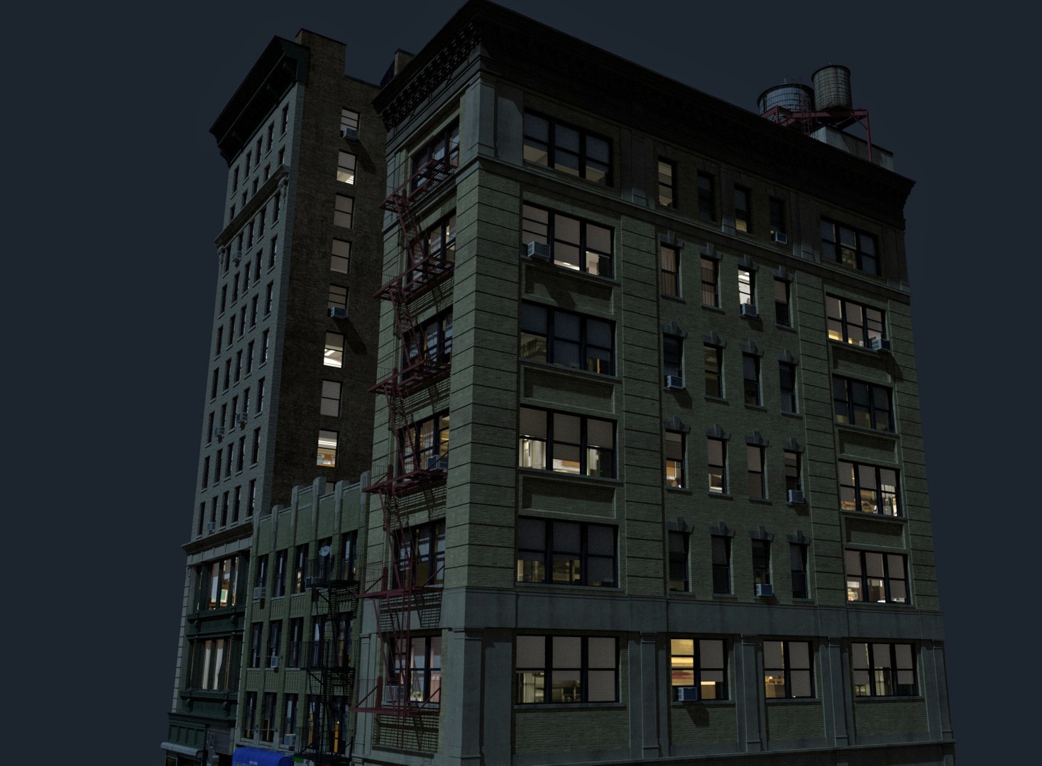 Nyc Buildings 3d Model