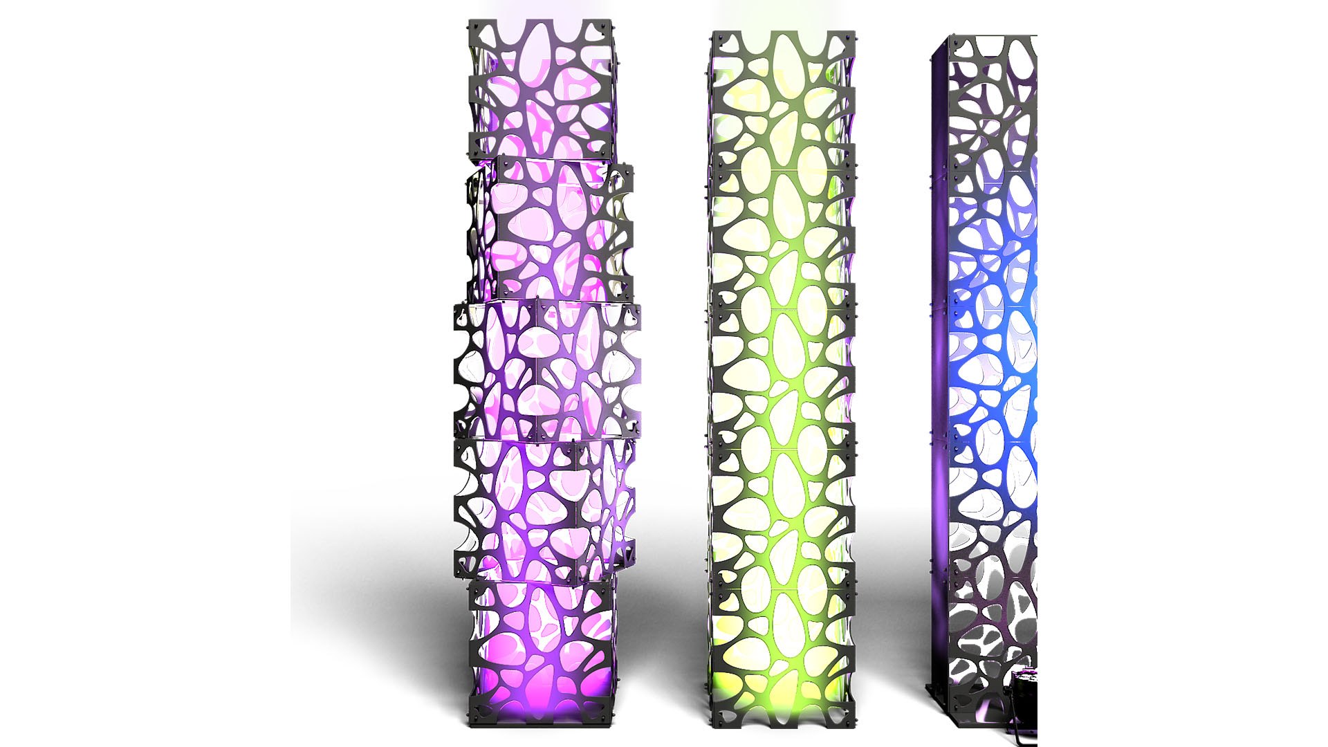 Stage Decor 3 - Modular Wall Column 3D - TurboSquid 2062141