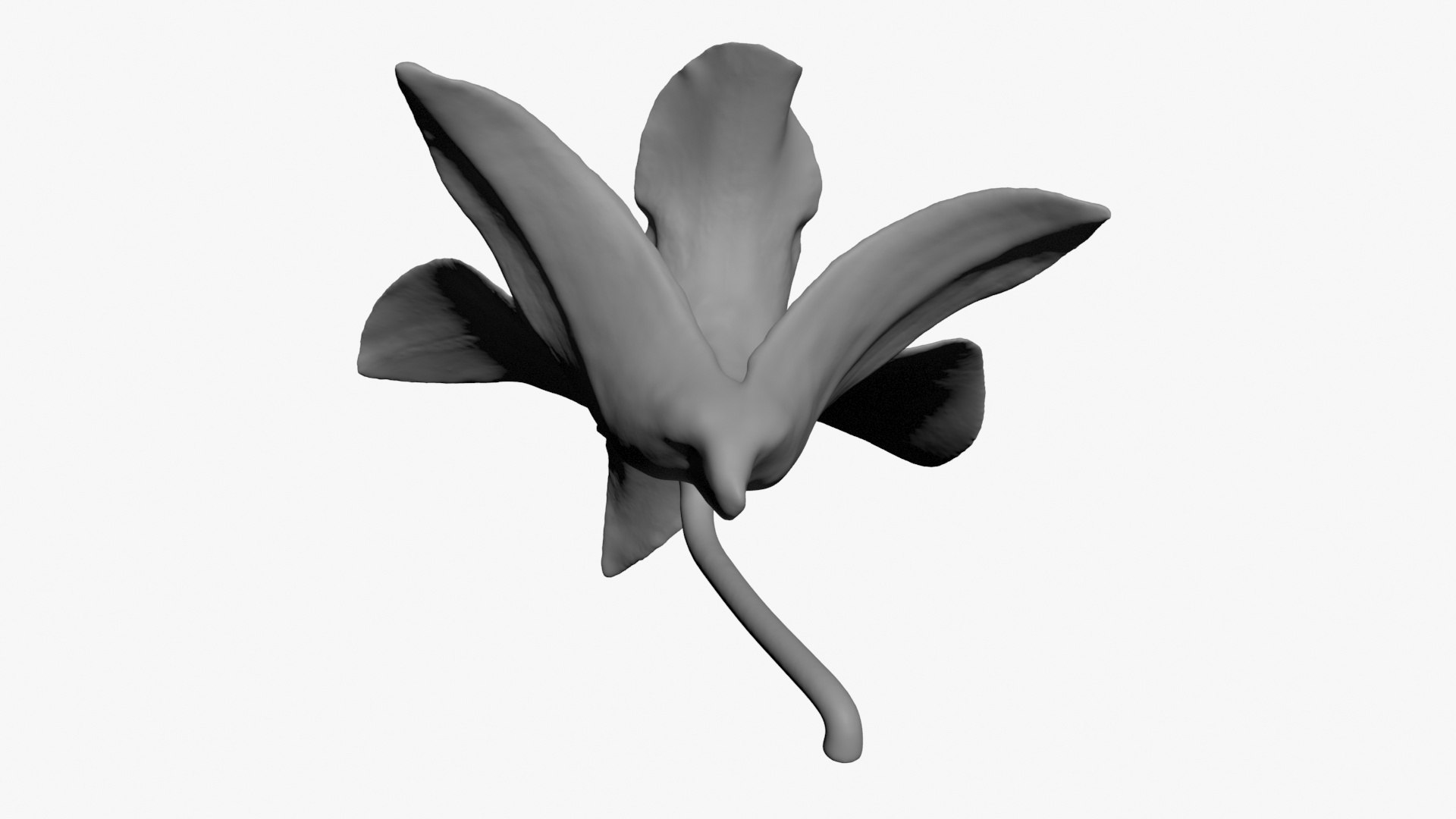 3D Dendrobium Sonia Purple Orchid 3D Print Model - TurboSquid 2280957