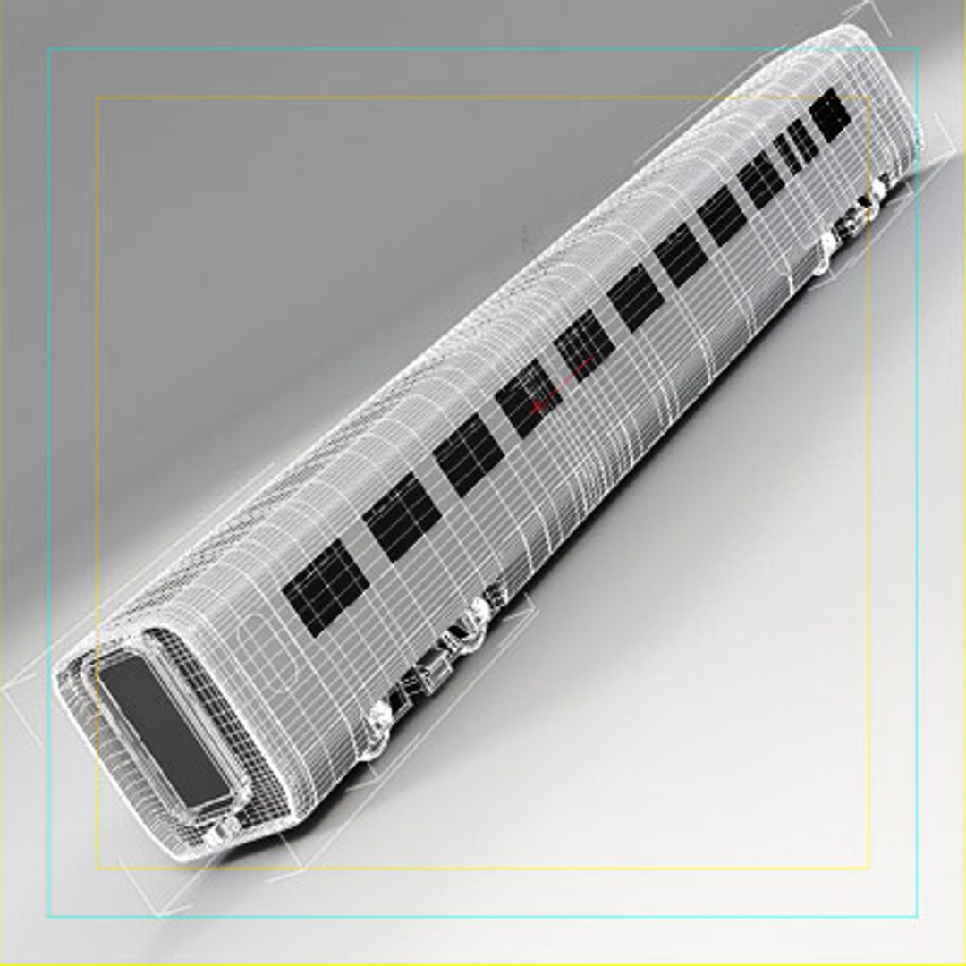 Ice Train Locomotive 3d Model