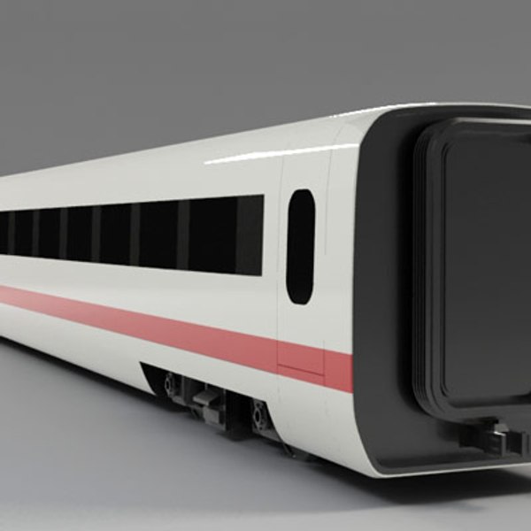 ice train locomotive 3d model