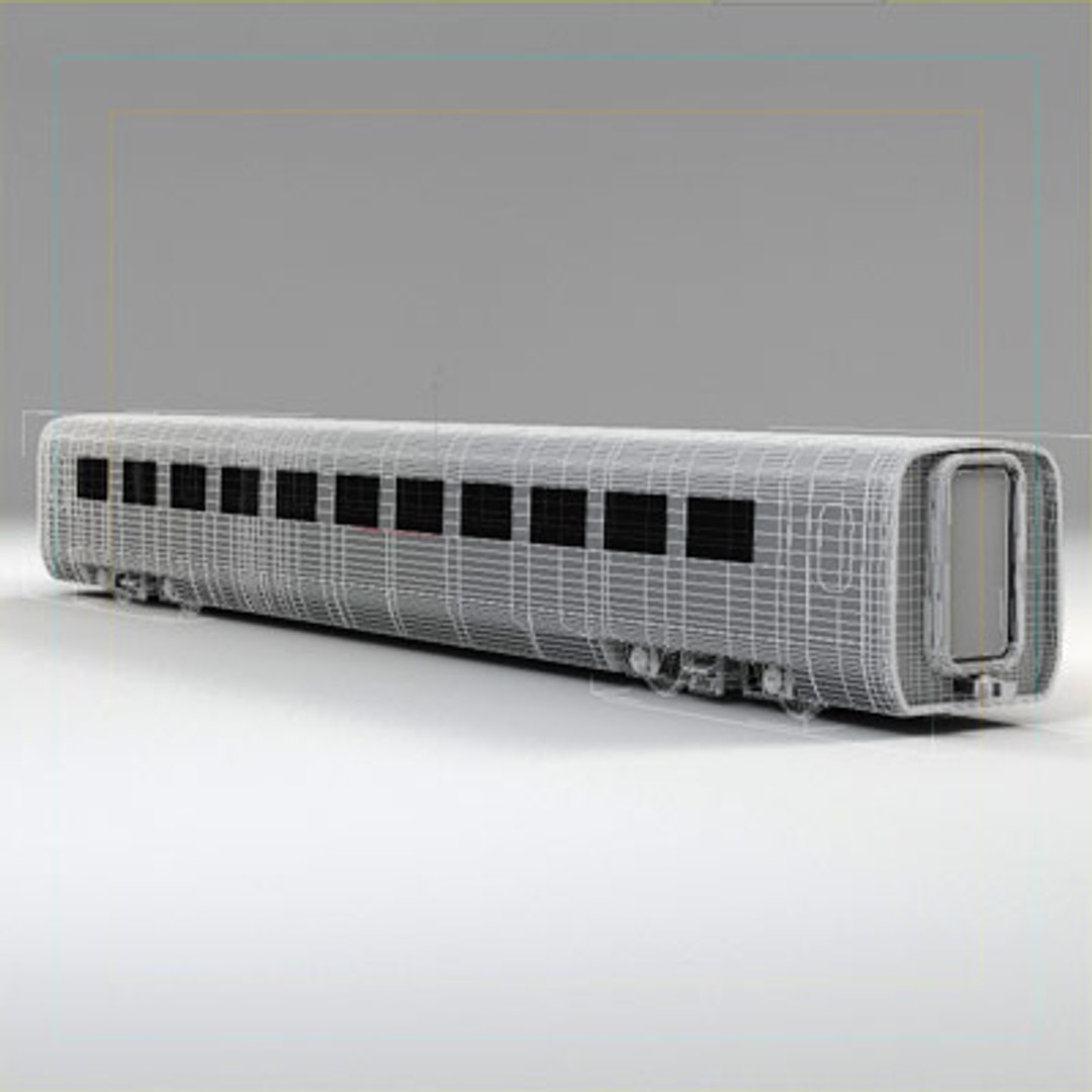 Ice Train Locomotive 3d Model