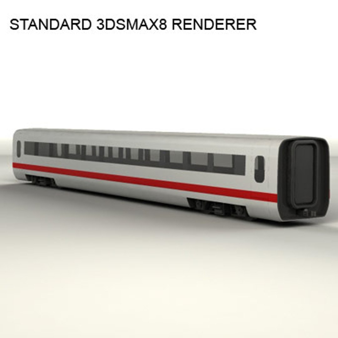 Ice Train Locomotive 3d Model