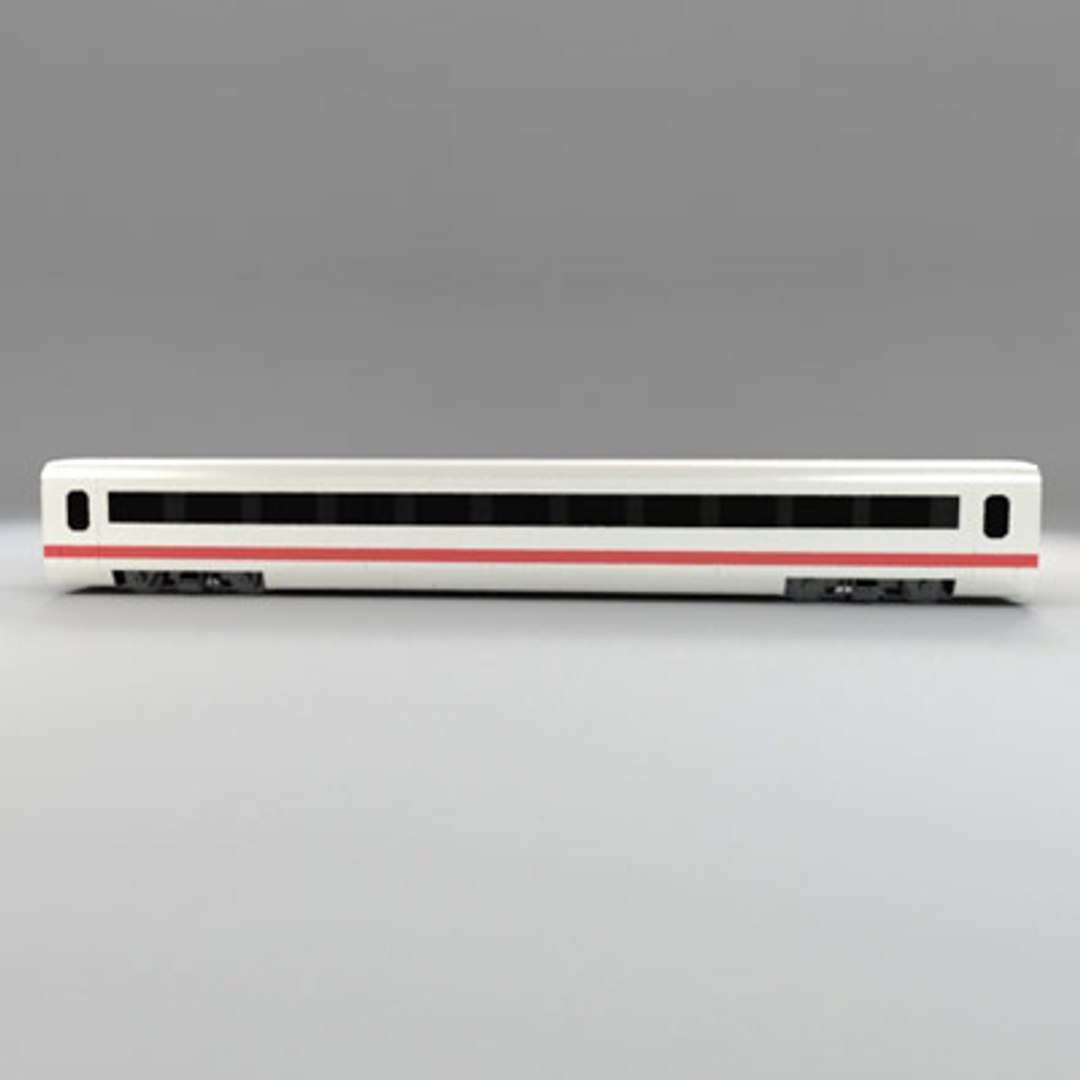 Ice Train Locomotive 3d Model