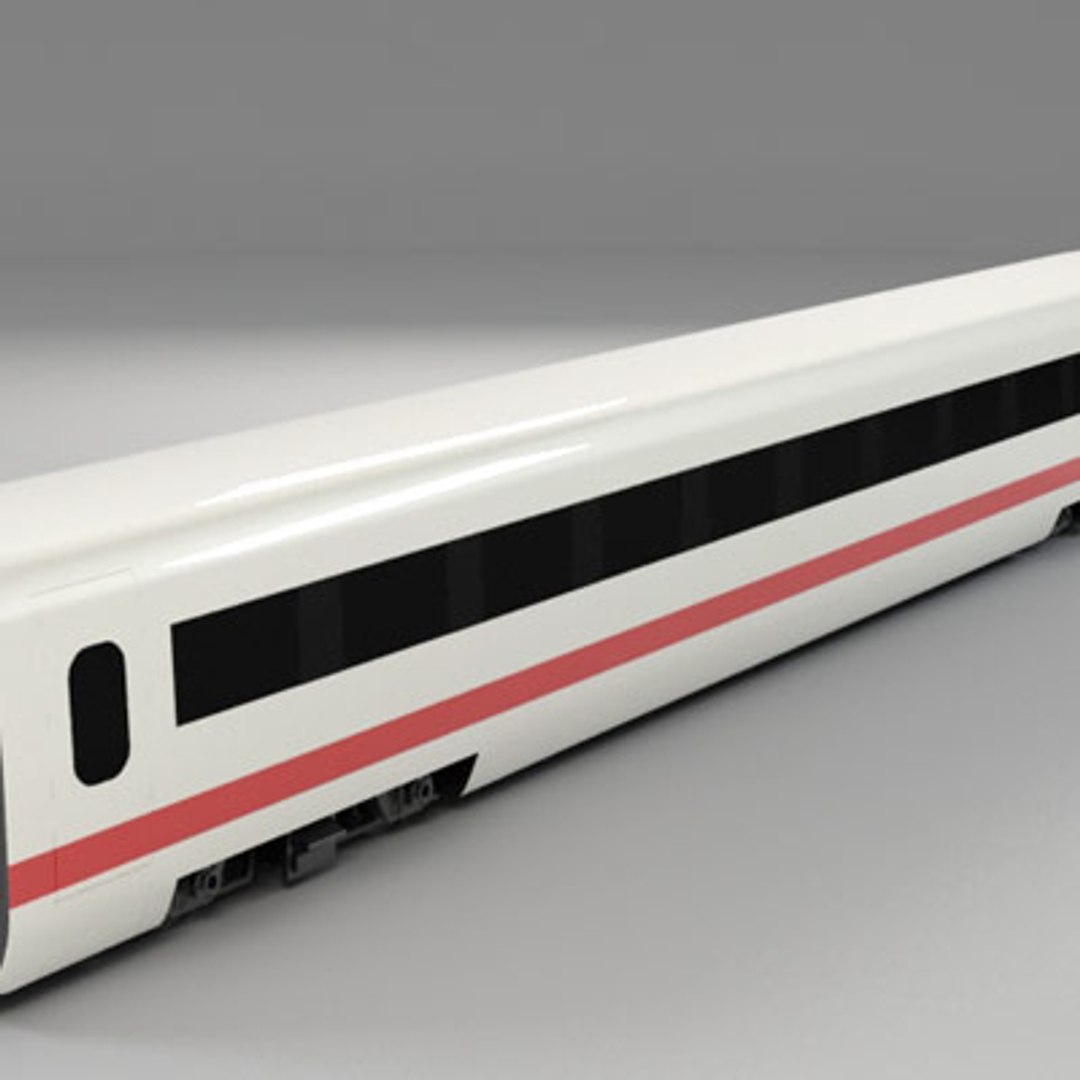 Ice Train Locomotive 3d Model