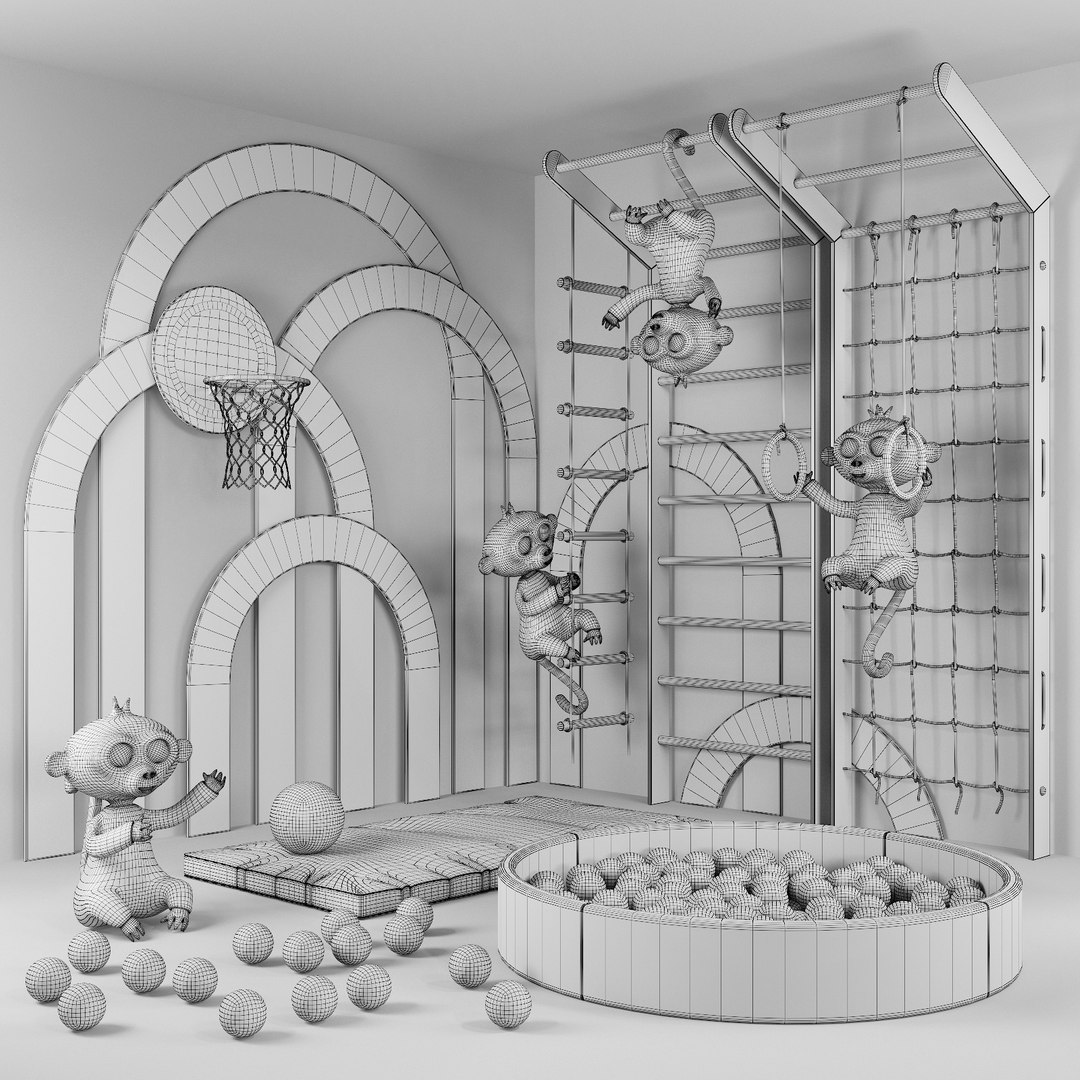 3D Childrens Complex Set - TurboSquid 1852083