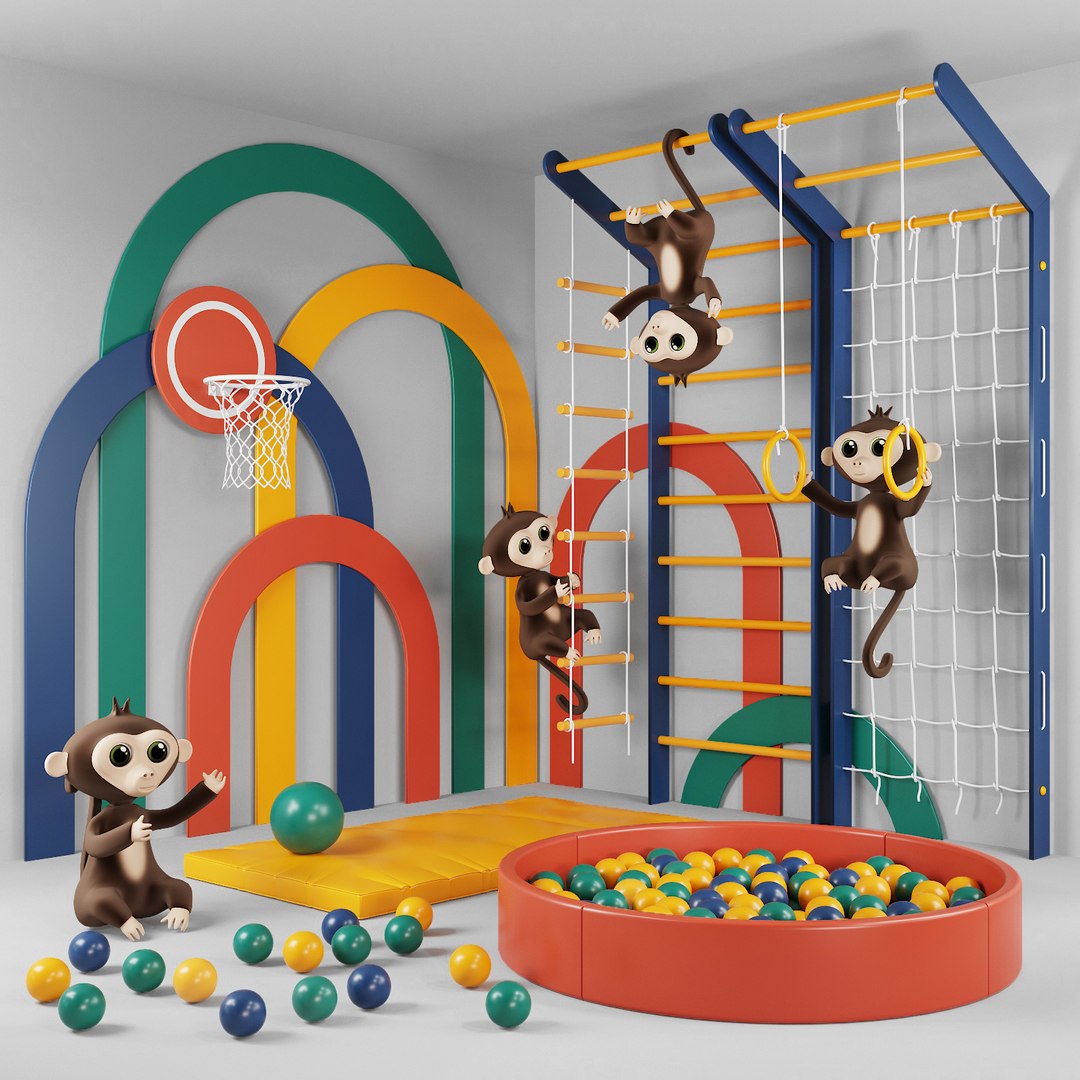 3D Childrens Complex Set - TurboSquid 1852083