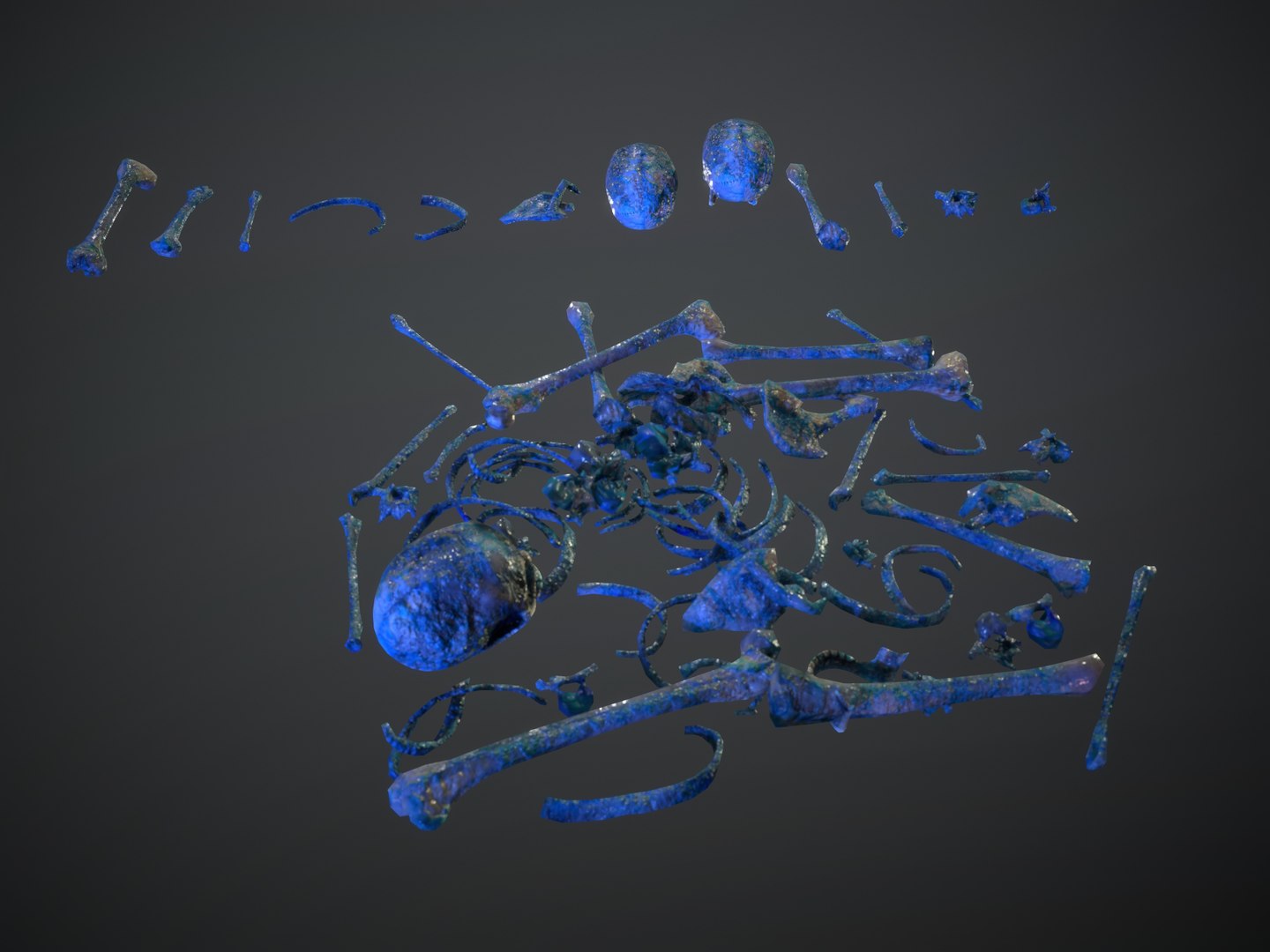 Skulls1 Meat Alien Bones 3D Model - TurboSquid 1488351