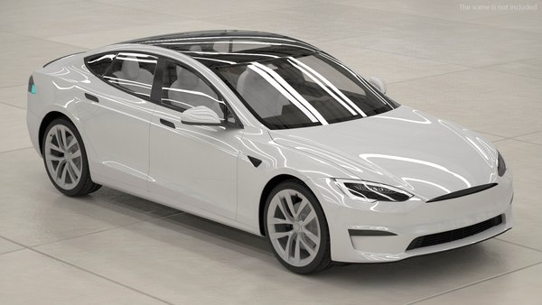 3D Electric Liftback Sedan - TurboSquid 1768801