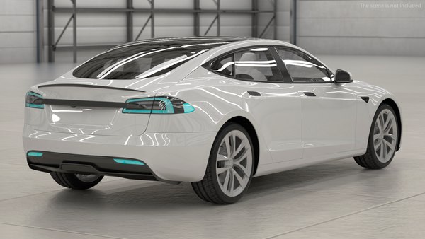 3D Electric Liftback Sedan - TurboSquid 1768801