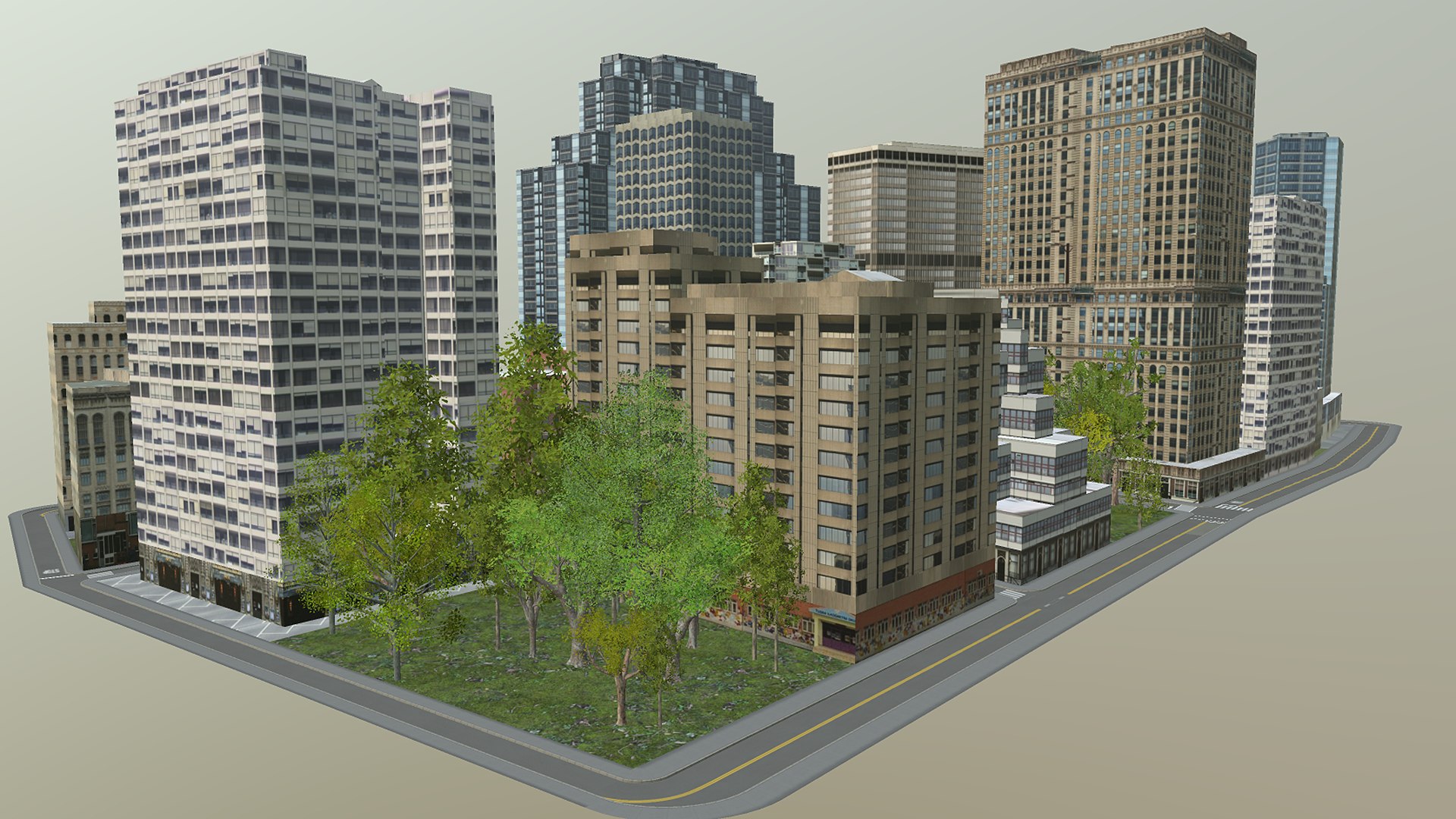 3D City Block A-25082022 Model - TurboSquid 1949210