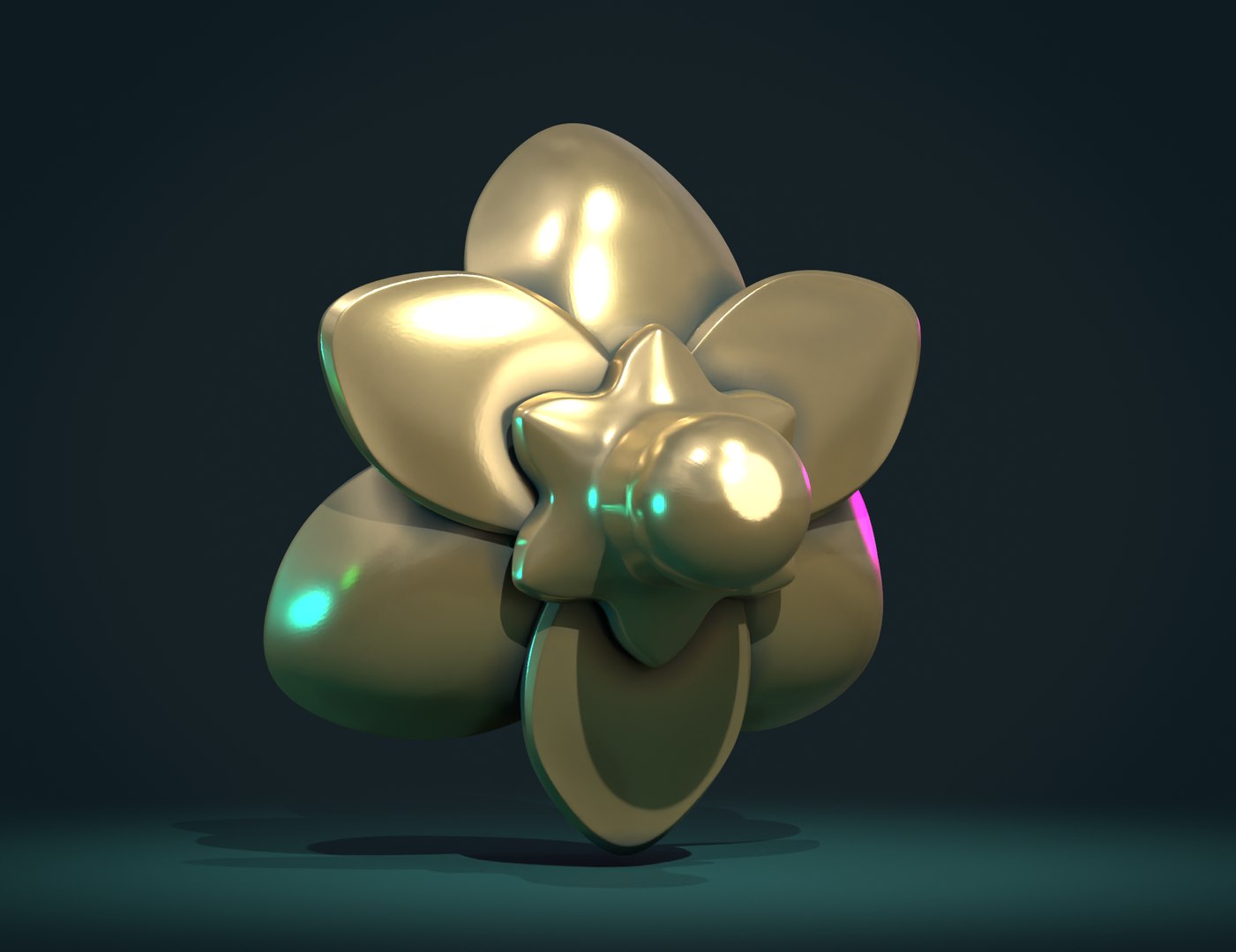 3D Printable Flower - TurboSquid 1912798