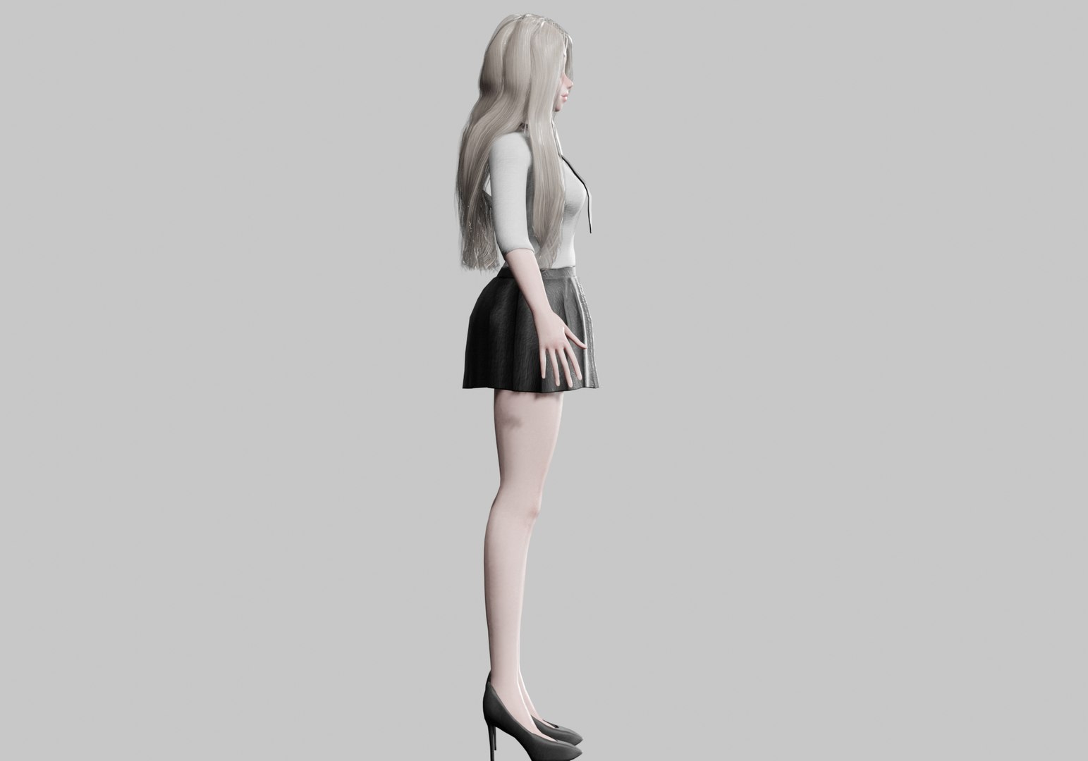 Beautiful Basic Woman V24439 3D Model - TurboSquid 2276681