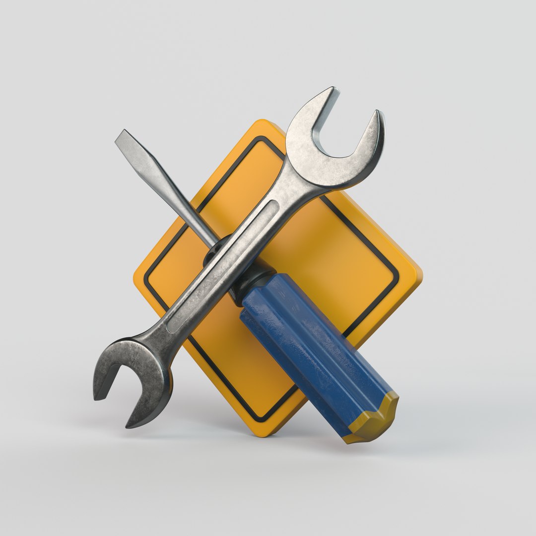 Repairs Pictogram 3D - TurboSquid 1511534