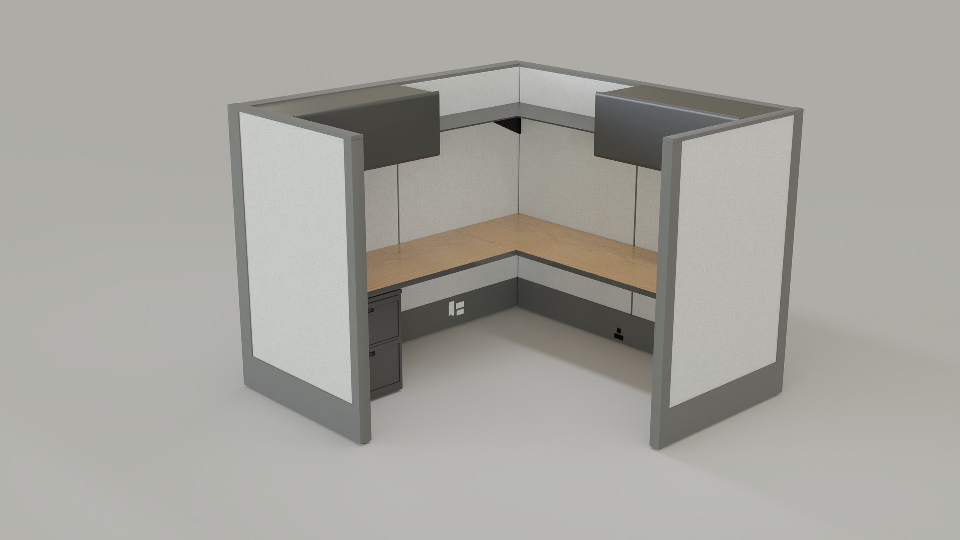 Cubicle 3D Model - TurboSquid 1835732