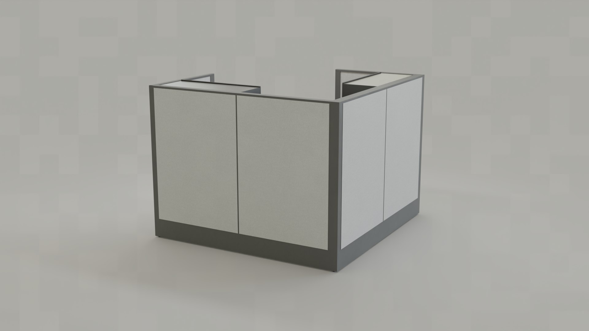Cubicle 3D Model - TurboSquid 1835732