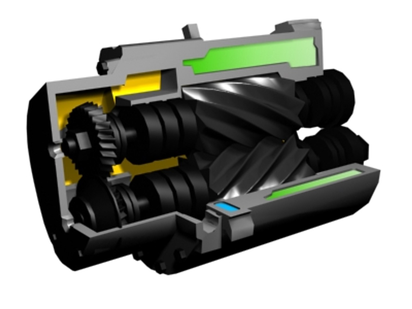 Compressor Rotation 3d 3ds