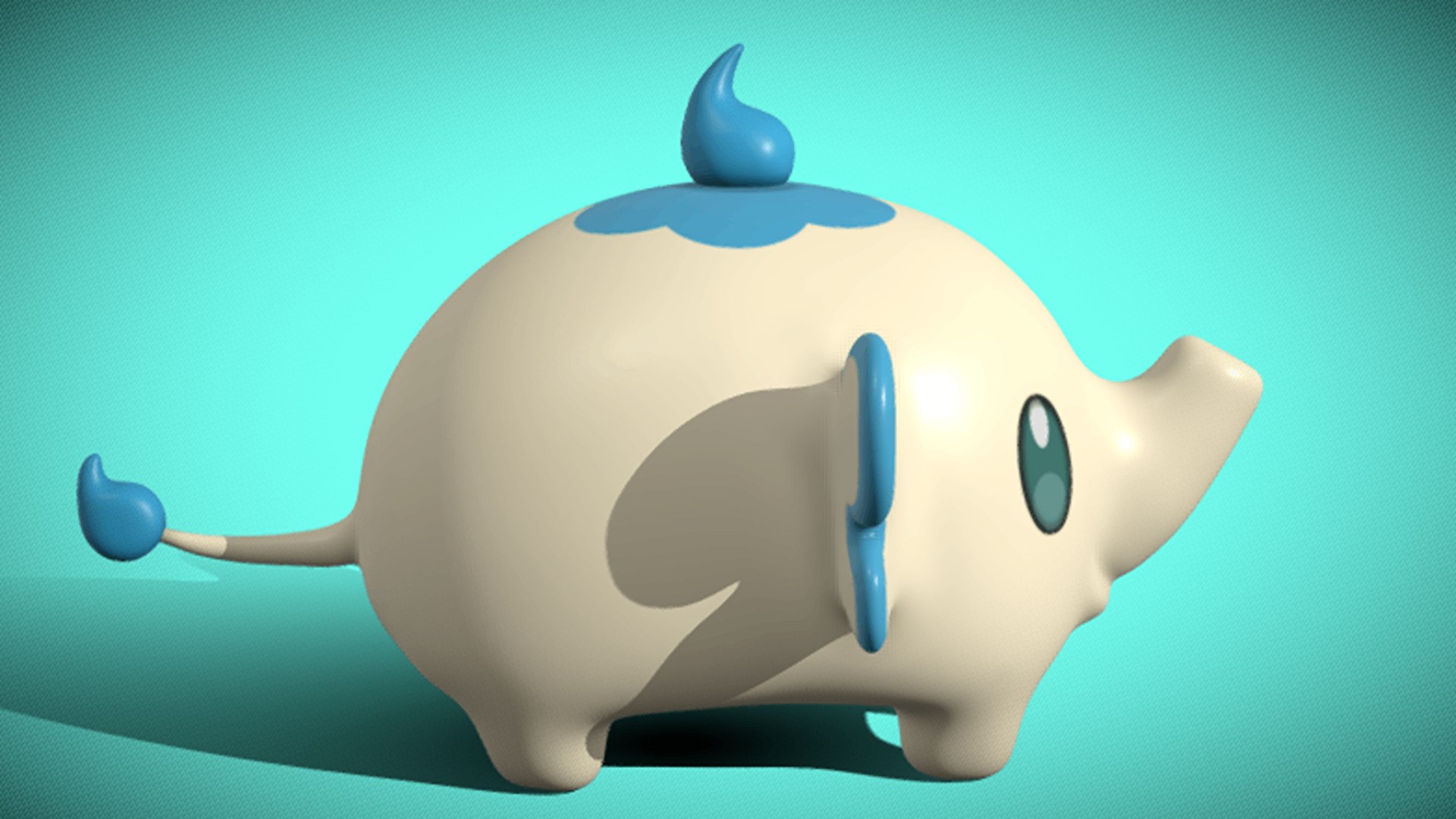 Teafant Palworld 모델 3D 3D 모델 - TurboSquid 2186513