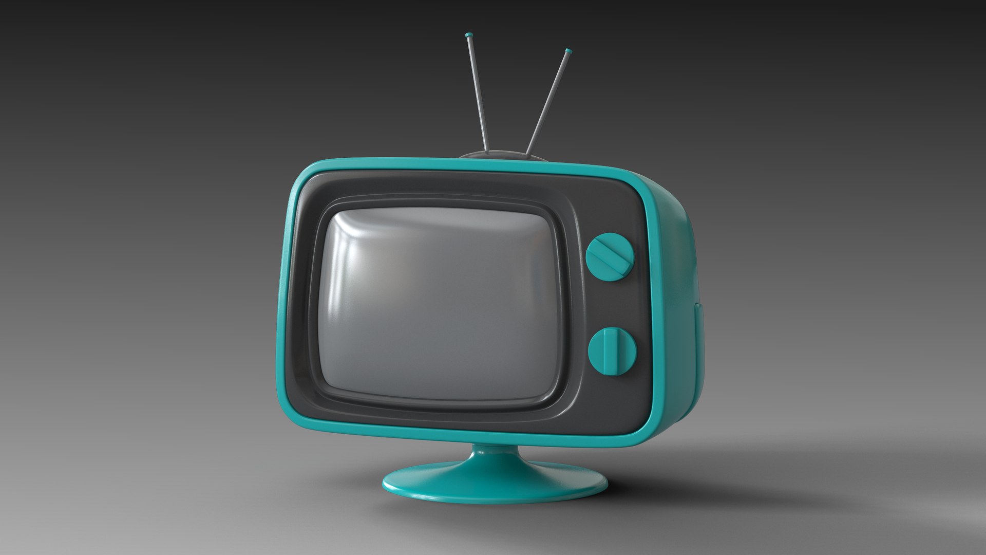 Cartoon Television 02 3D Model - TurboSquid 1876644
