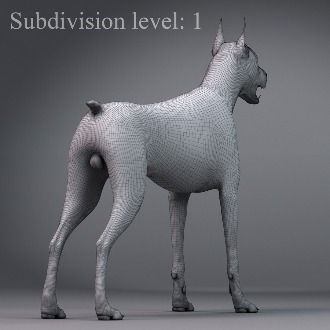 Max Realistic Doberman Fur Hair