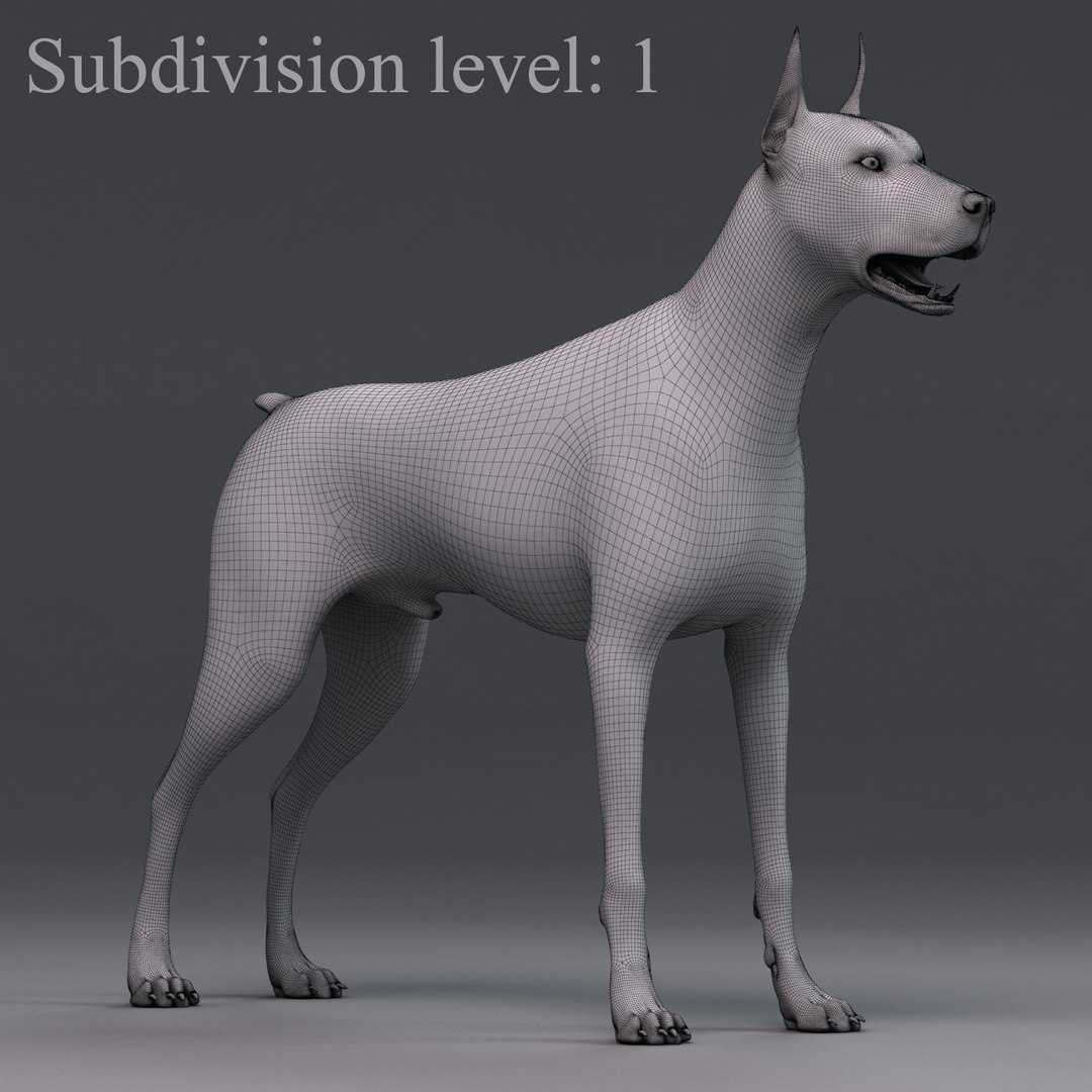 Max Realistic Doberman Fur Hair