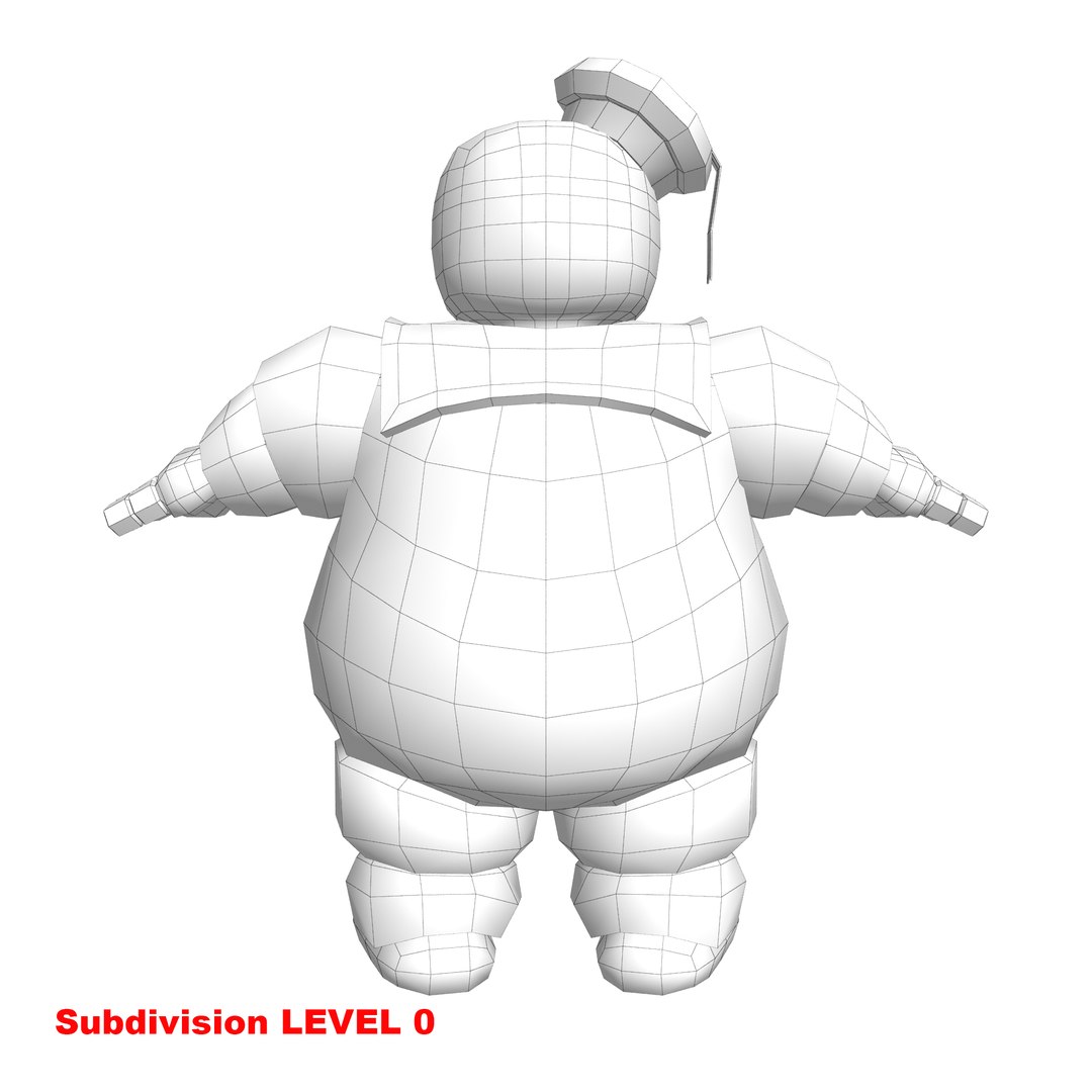 Stay Puft Marshmallow Man 3D Model - TurboSquid 2234980
