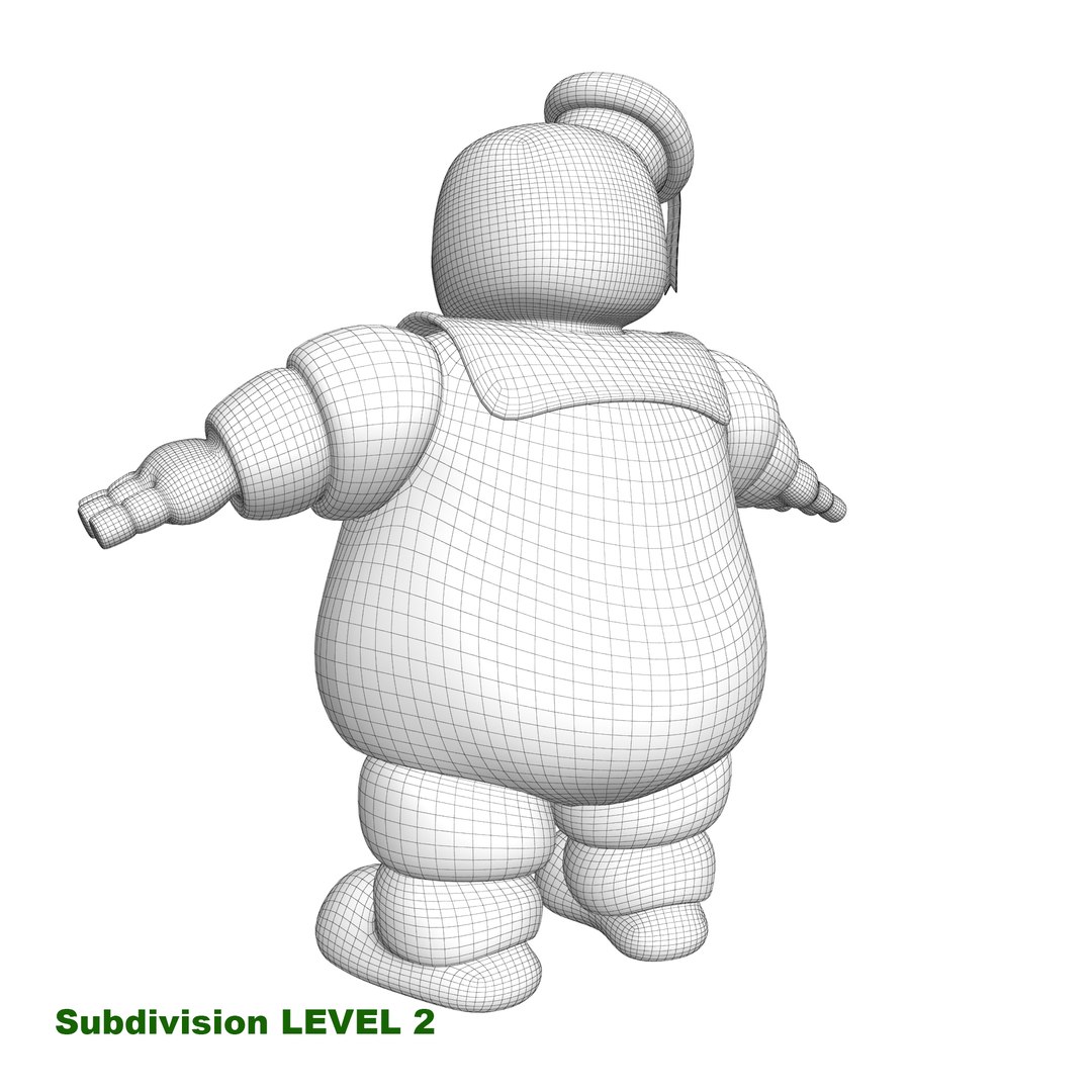 Stay Puft Marshmallow Man 3D Model - TurboSquid 2234980